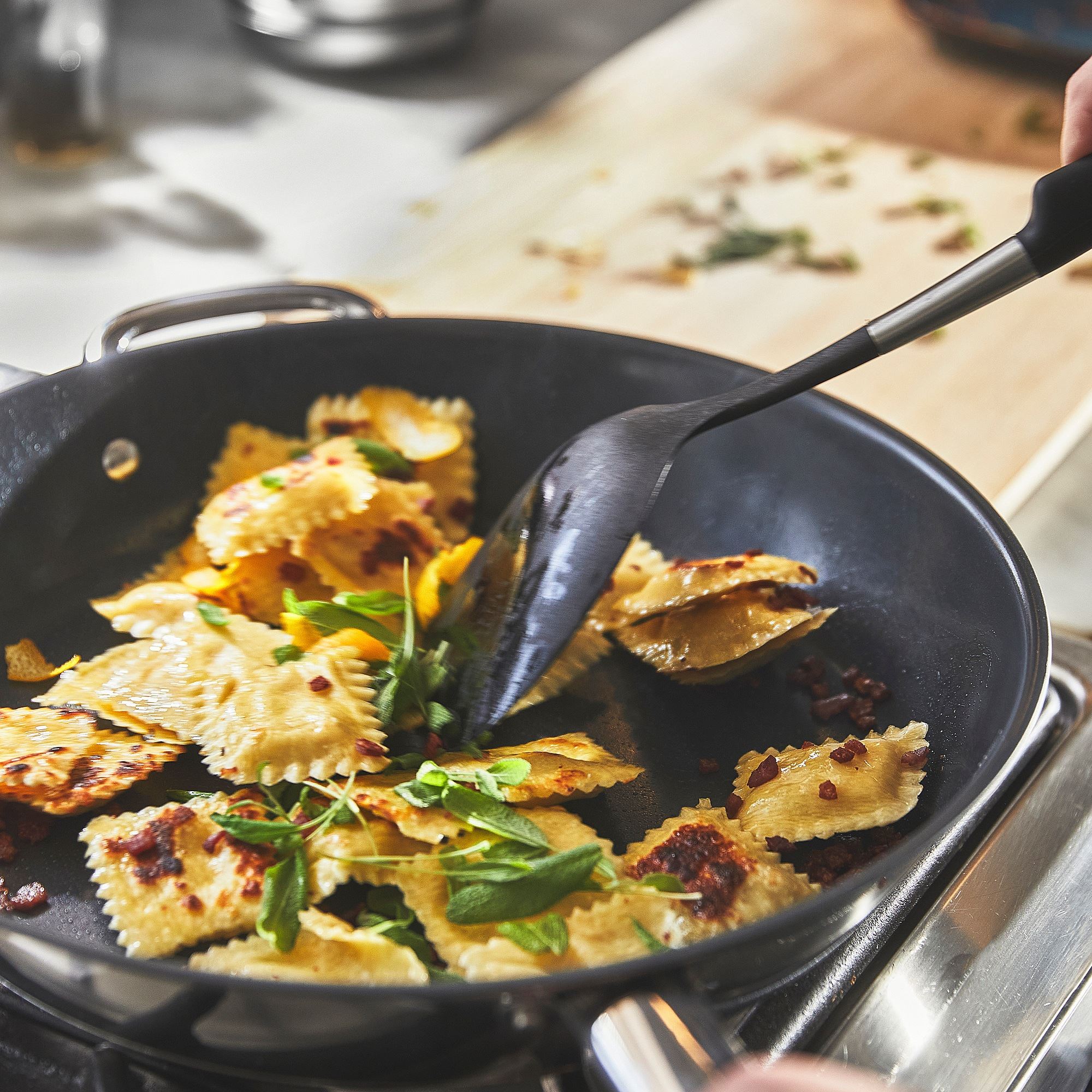 IKEA 365+ non-stick coating-stainless steel 32 cm frying pan - 00580706 ...
