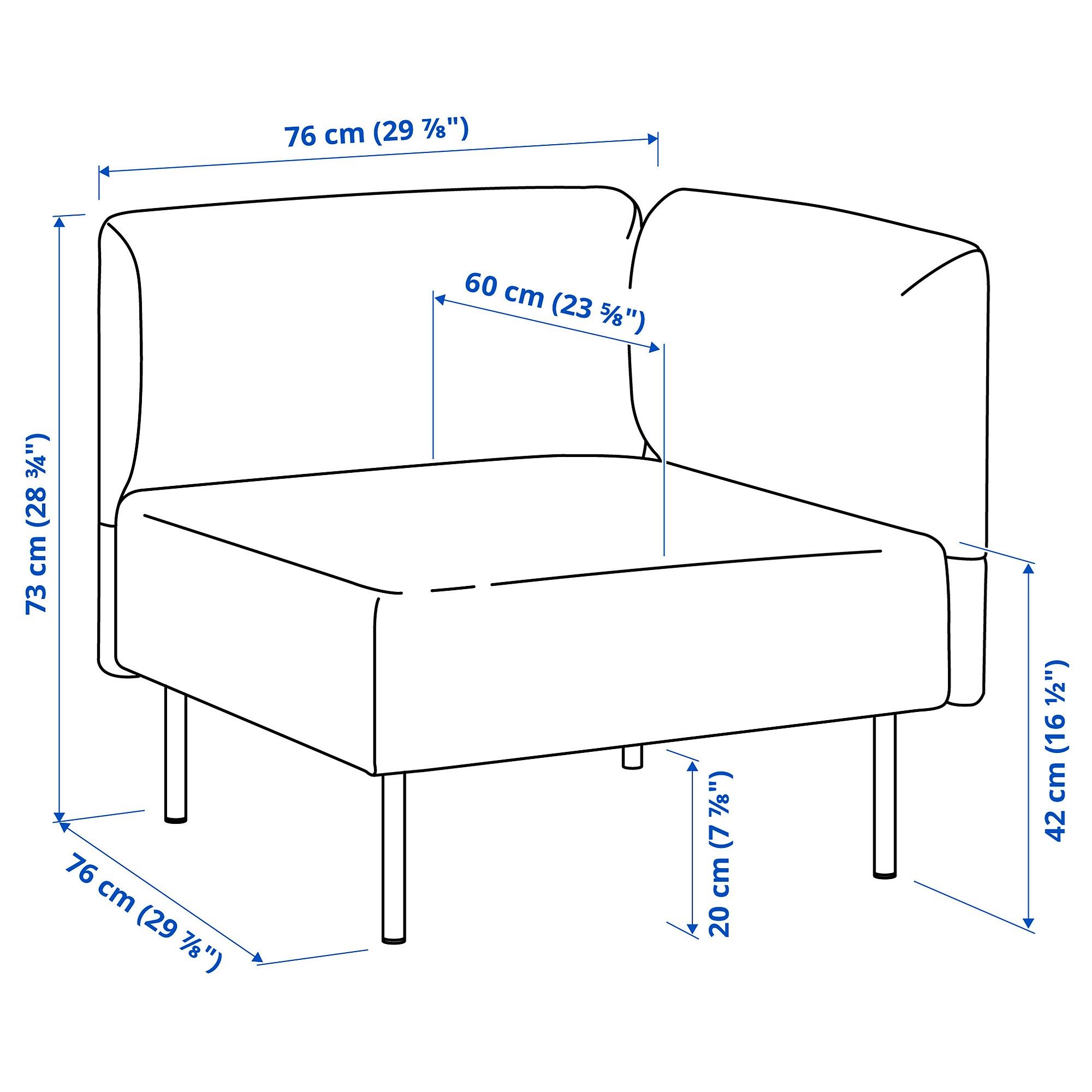 LILLEHEM vissle beige 5-seater modular sofa - 99569743 | IKEA