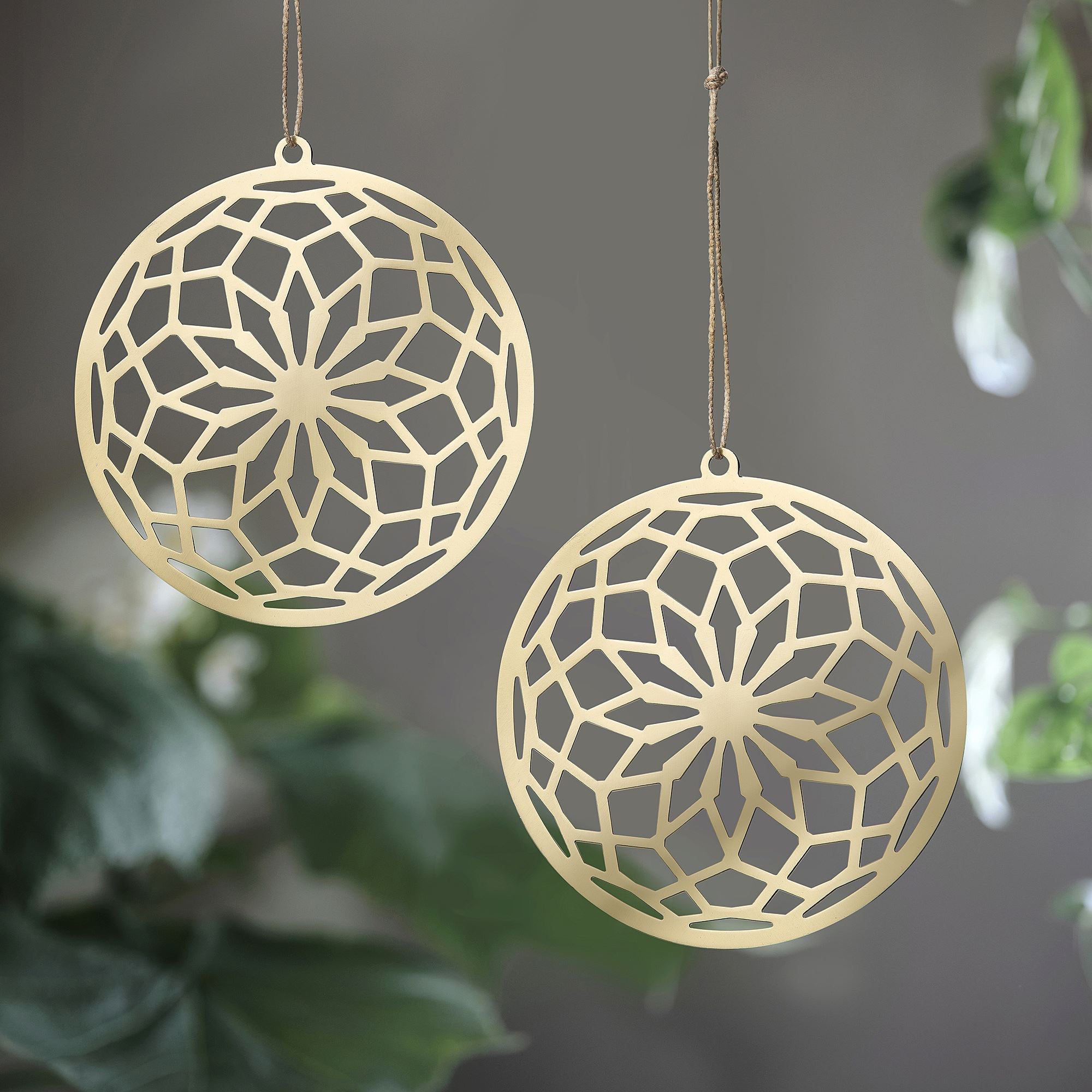 GOKVALLA golden colour tree ornament - 20592586 | IKEA