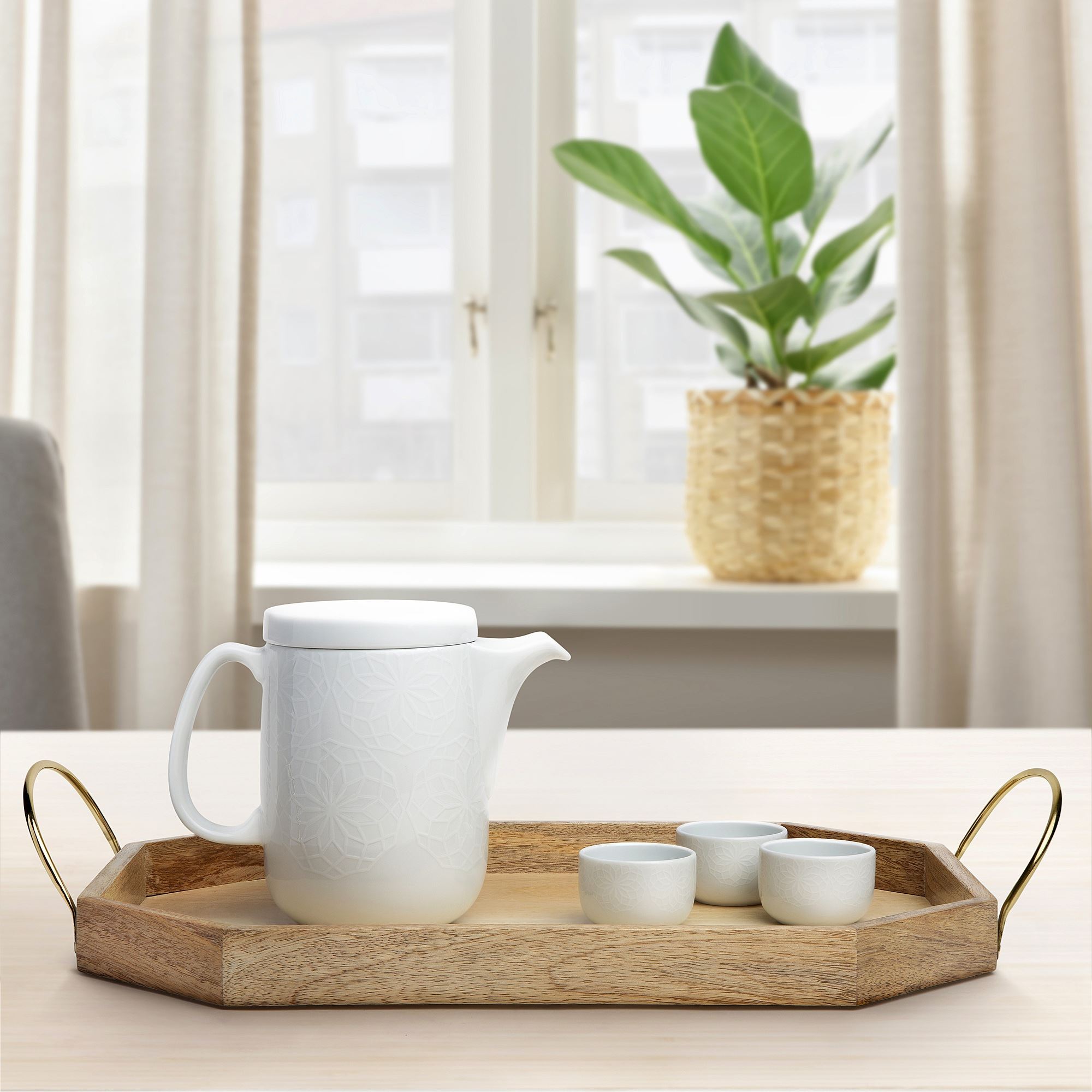 GOKVALLA wood 49x31 cm tray - 40592566 | IKEA