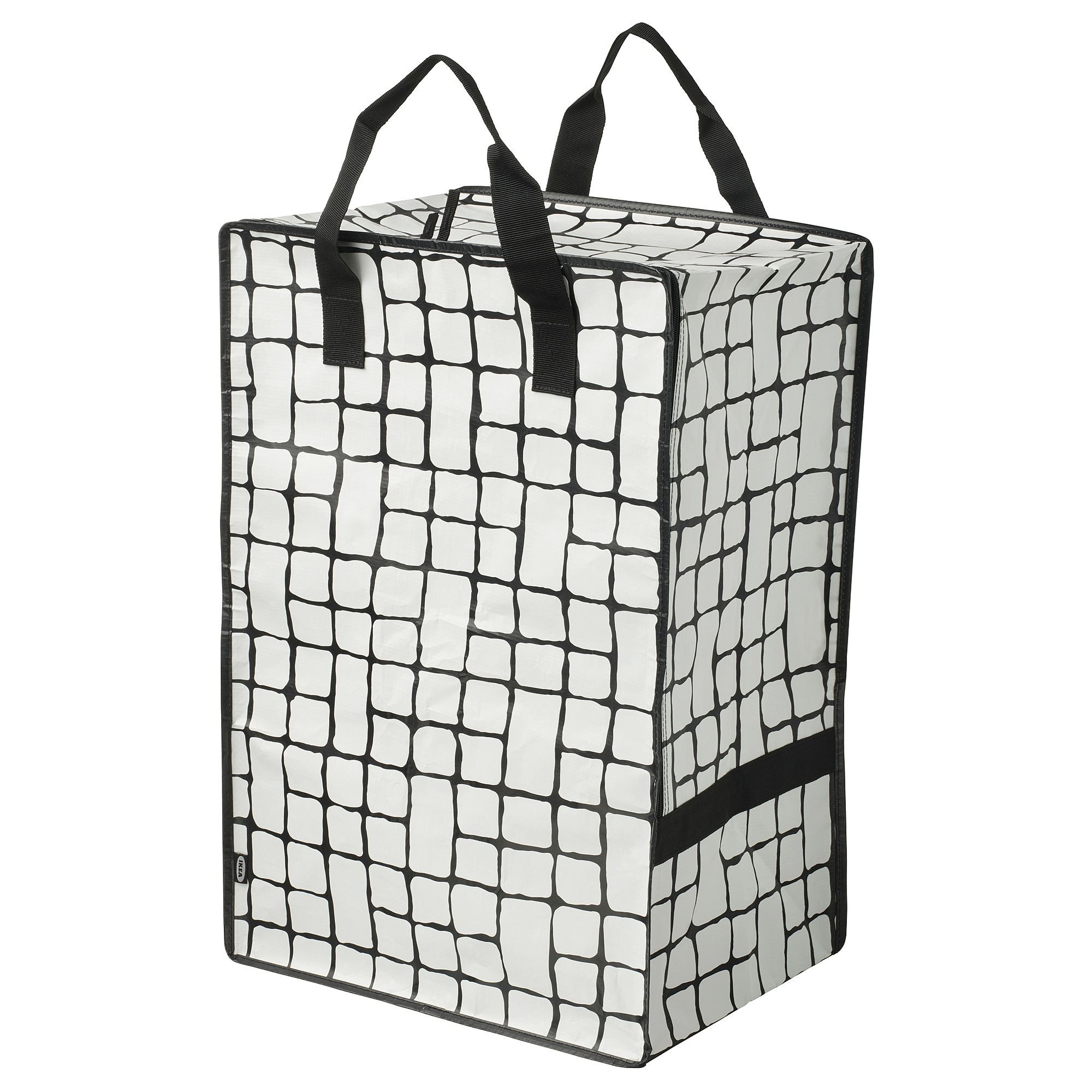 GÖRSNYGG beyaz-siyah 40x30x60 cm/72 lt çanta - 10595948 | IKEA