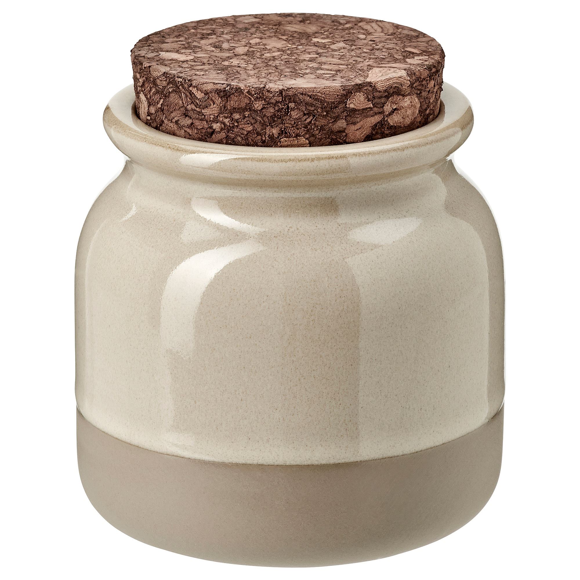 BRUGDHAJ beige 0,3 l stoneware jar - 10596170 | IKEA
