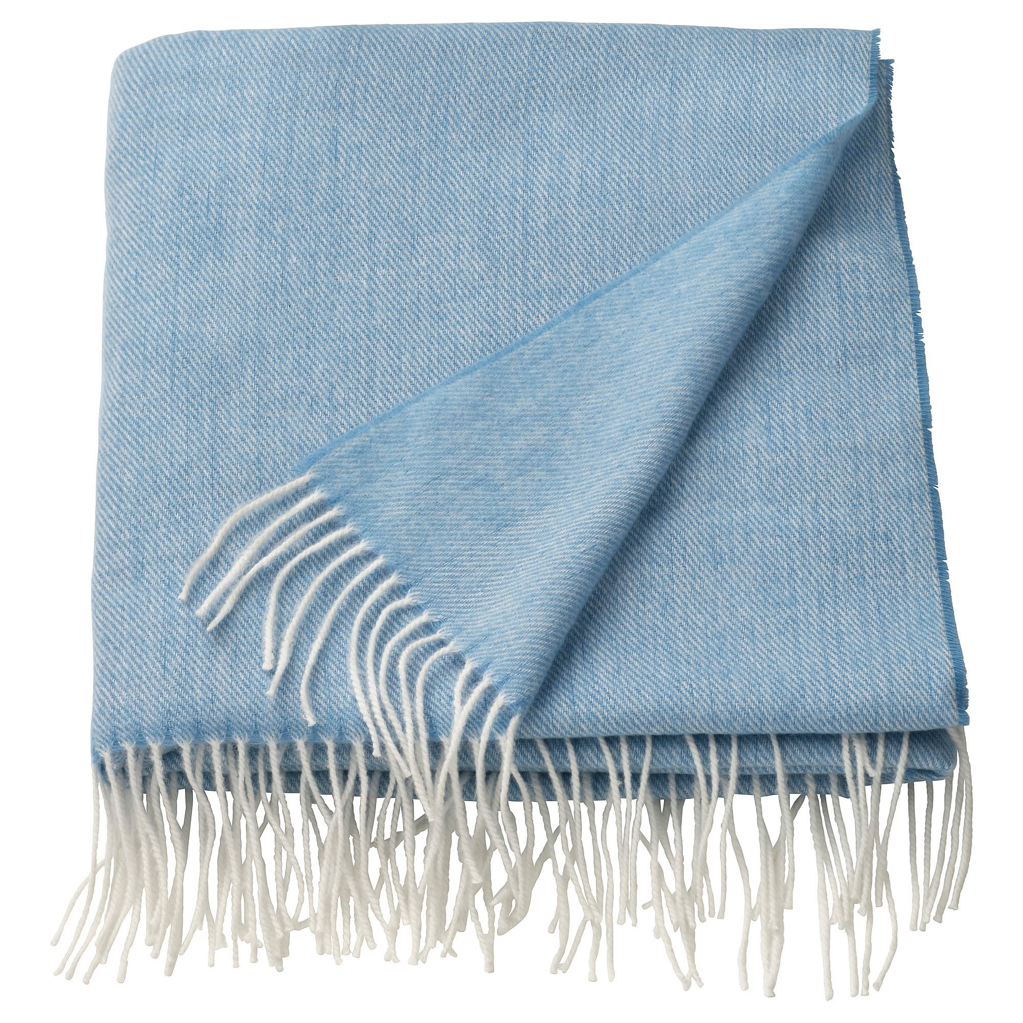 HOLMVI blue 120x160 cm throw - 10604684 | IKEA