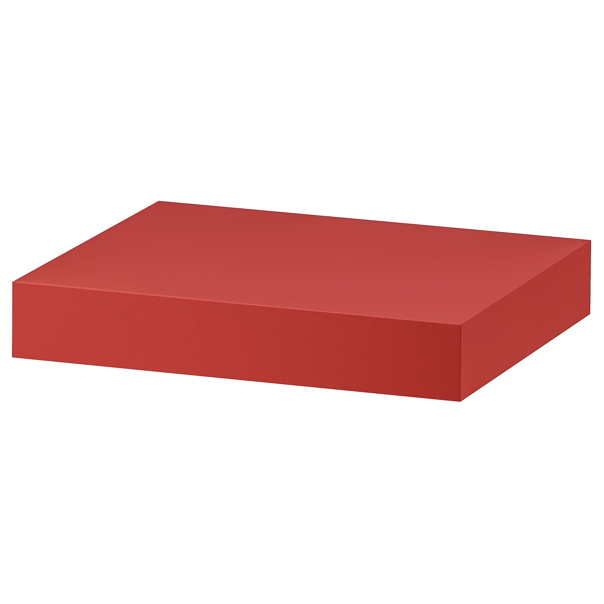 LACK red 30x26 cm wall shelf - 70595417 | IKEA
