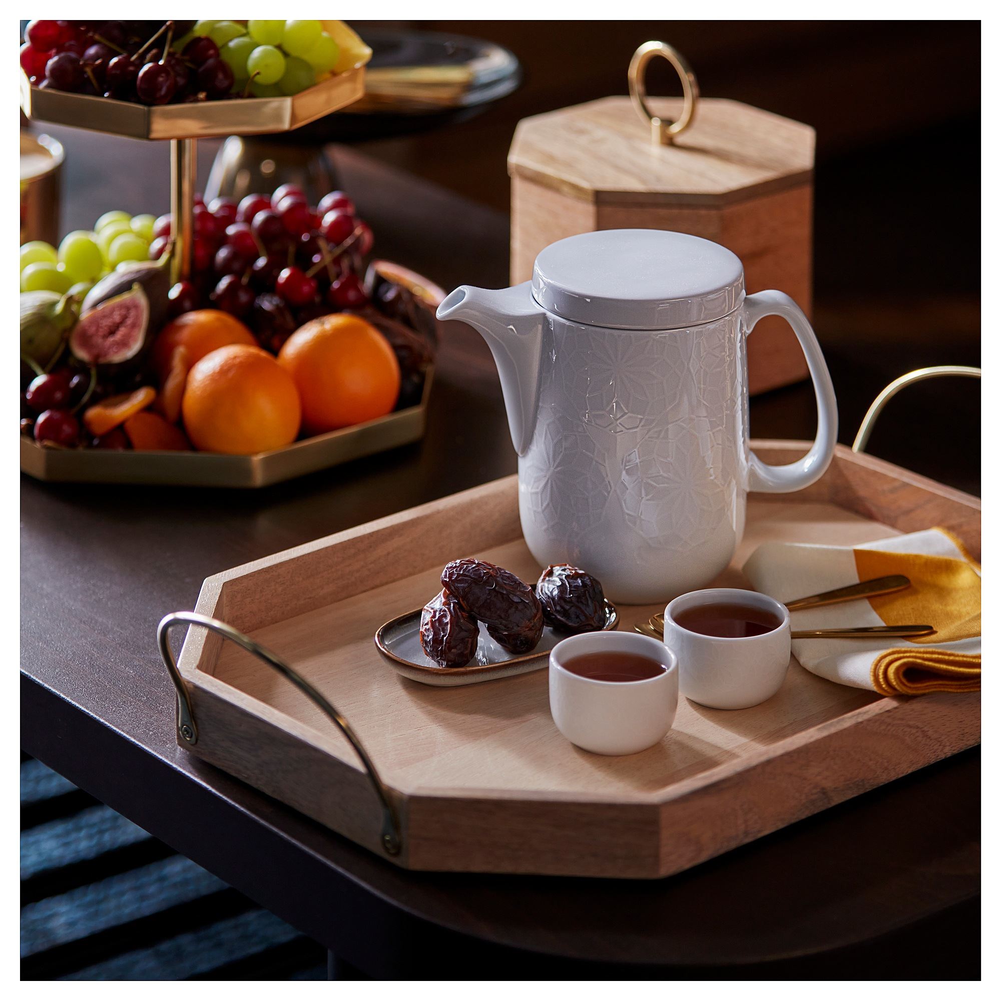 GOKVALLA wood 49x31 cm tray - 40592566 | IKEA