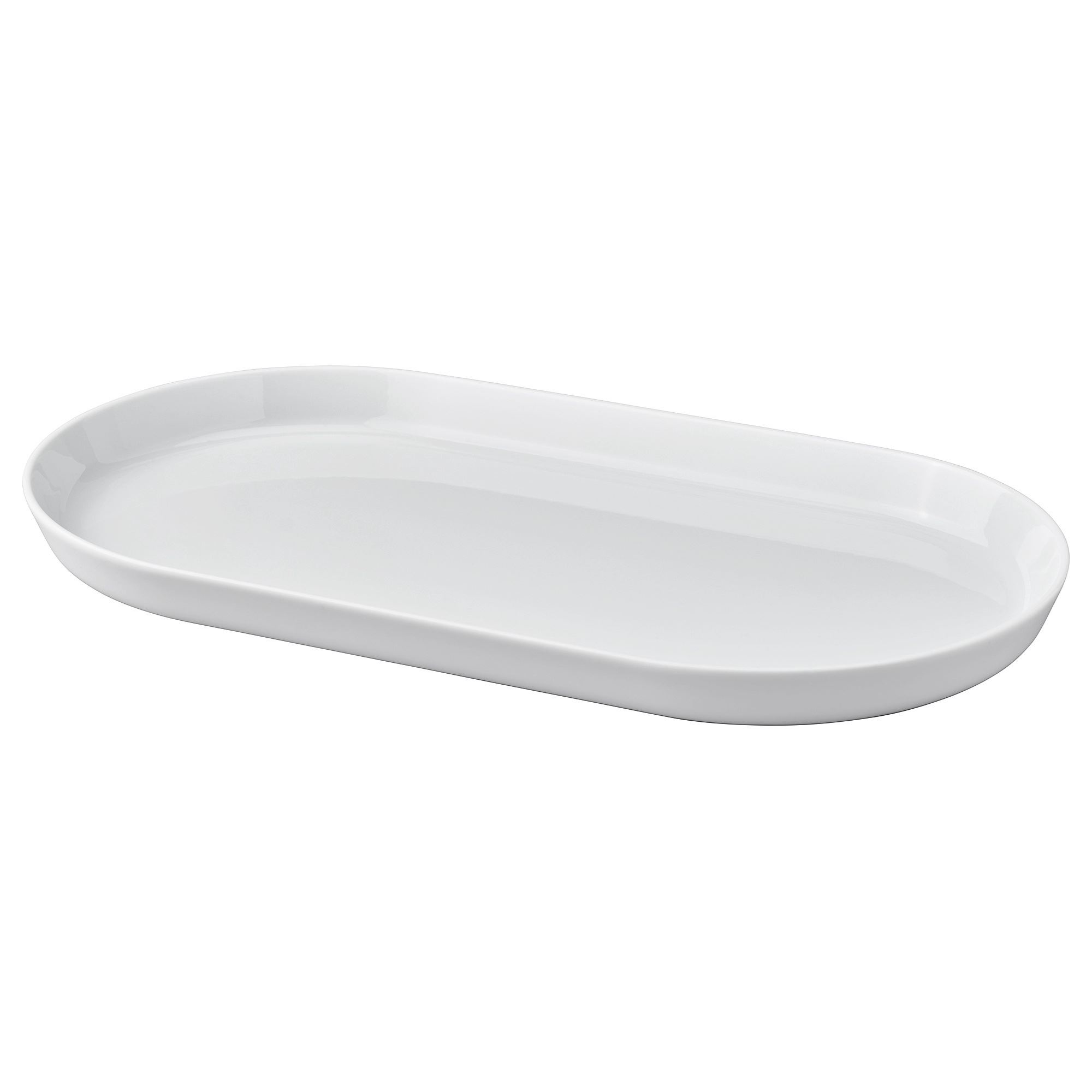 IKEA 365+ white 36x20 cm serving plate - 00607367 | IKEA