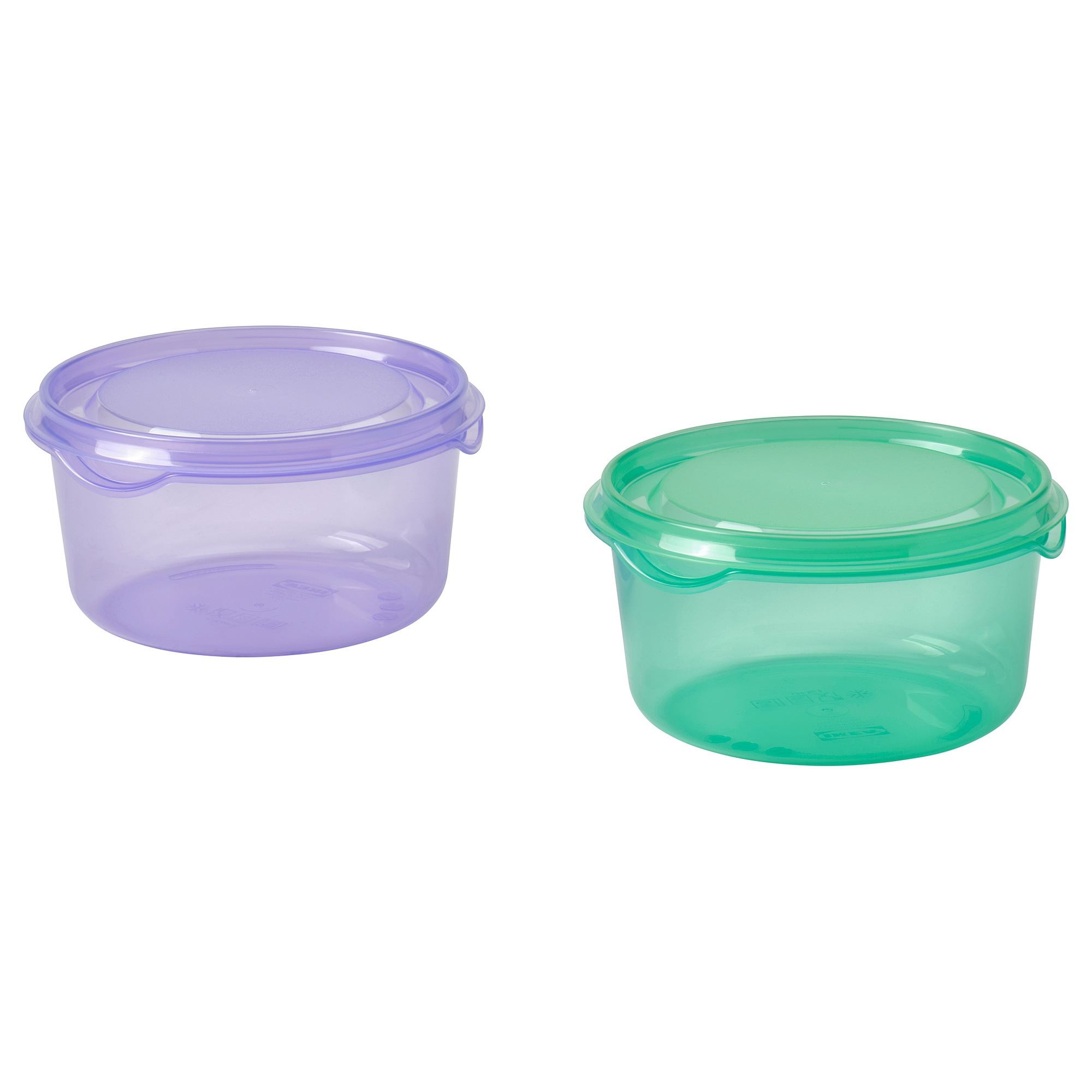 PRUTA lilac-green 0,3 l plastic food container set - 80596708 | IKEA