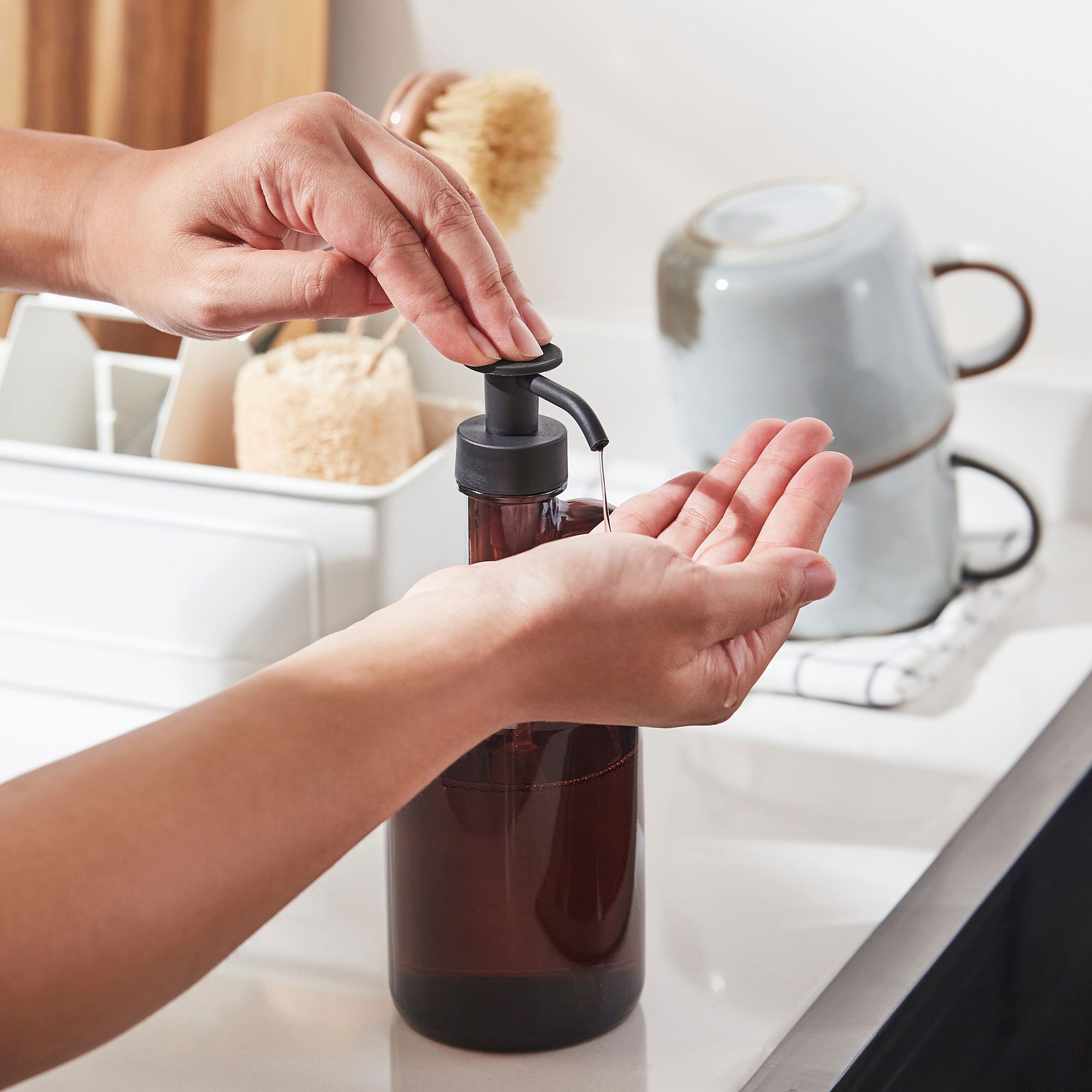 VALVARDAD kahverengi 380 ml sıvı sabunluk - 20595434 | IKEA