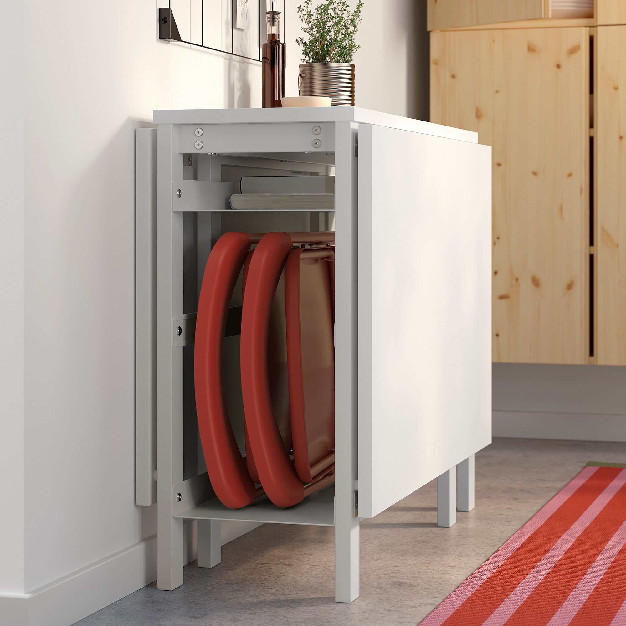 VIHALS kırmızı katlanır sandalye - 70592744 | IKEA