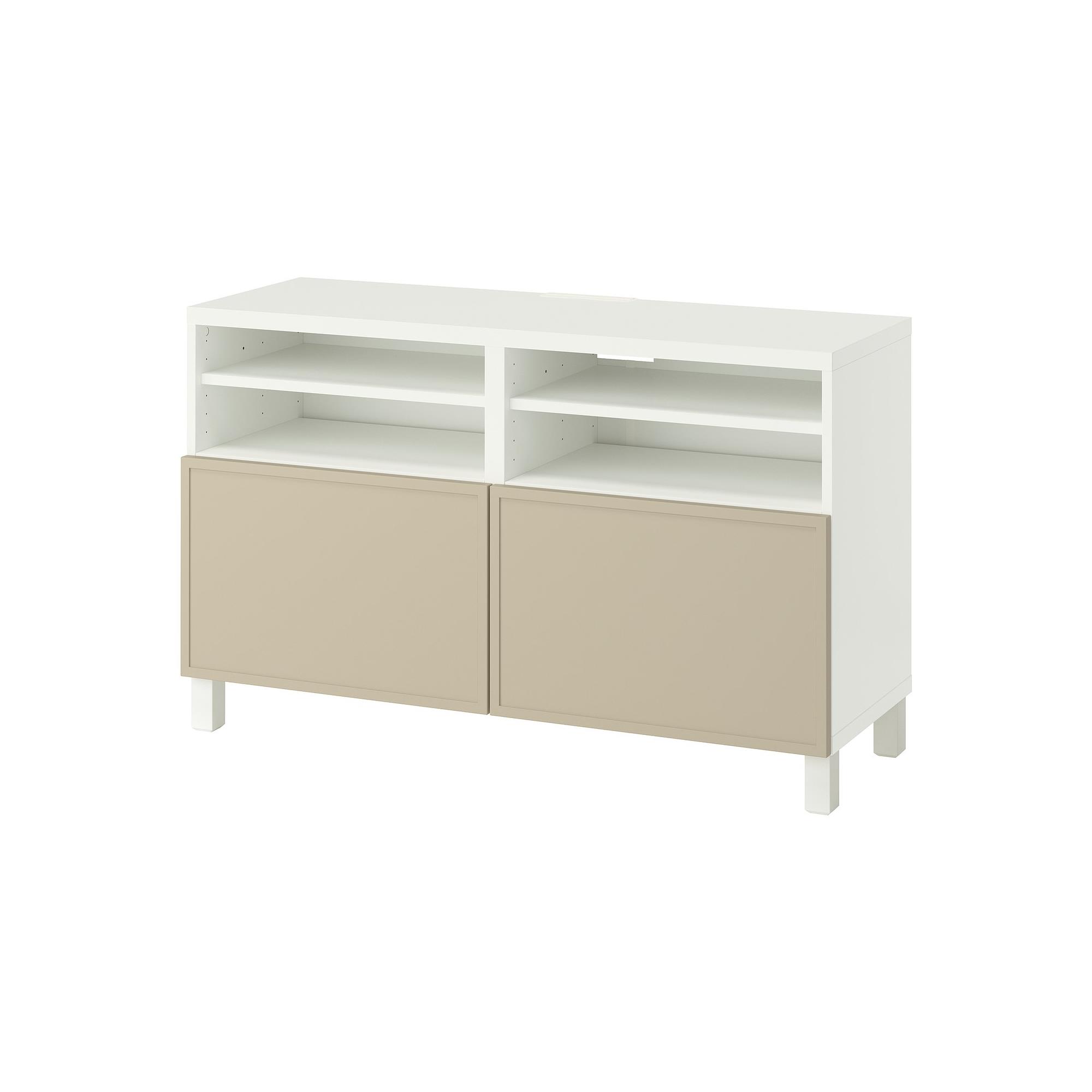 BESTA white-beige 120x42x74 cm tv bench - 99597374 | IKEA