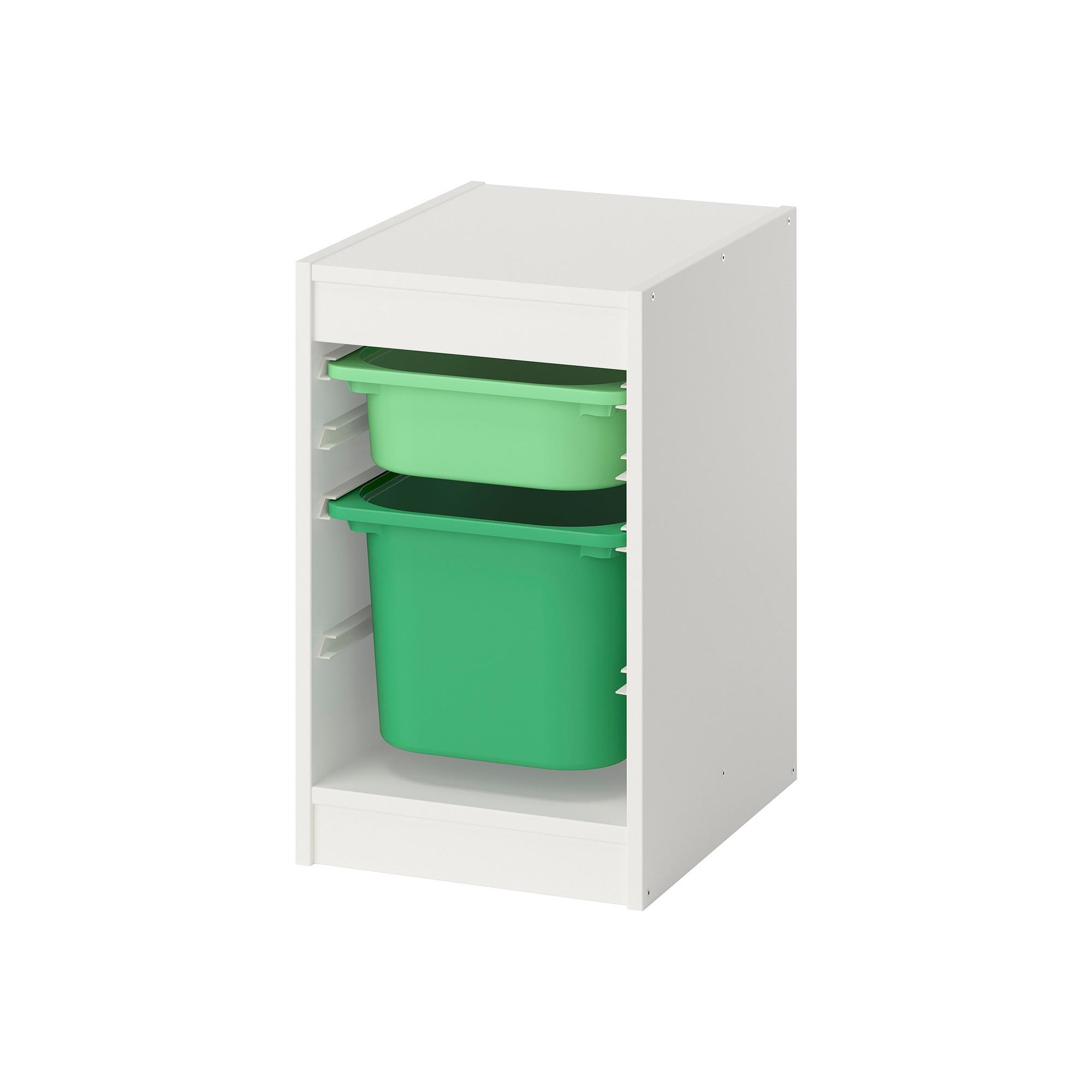 TROFAST white-light green-bright green 34x44x56 cm storage-unit ...