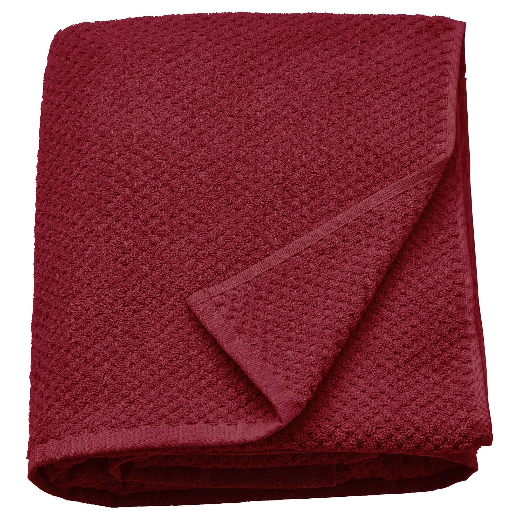 GULVIAL dark red 100x150 cm bath sheet - 20614381 | IKEA