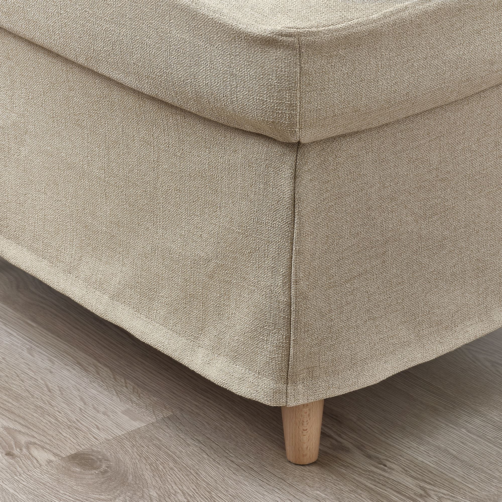 STRANDMON naggen bej tabure kılıfı - 00636355 | IKEA