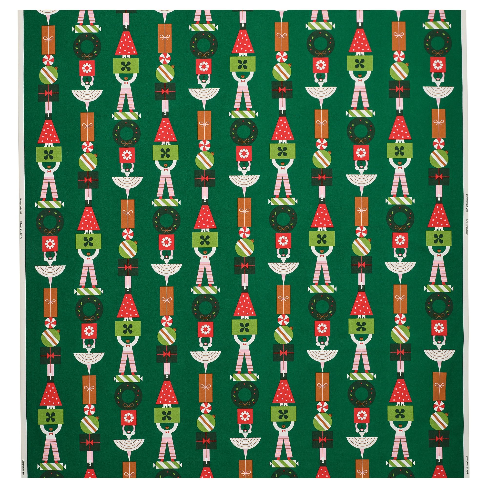 VINTERFINT green 150x300 cm pre-cut fabric - 10603316 | IKEA