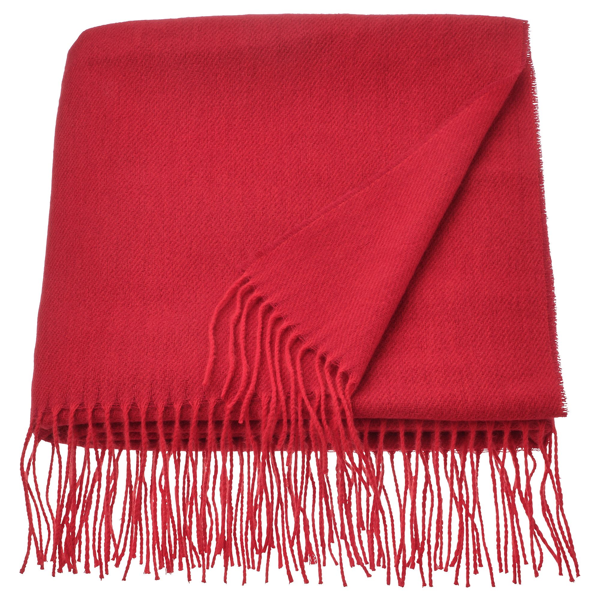 VINTERFINT red 120x160 cm throw - 70607788 | IKEA