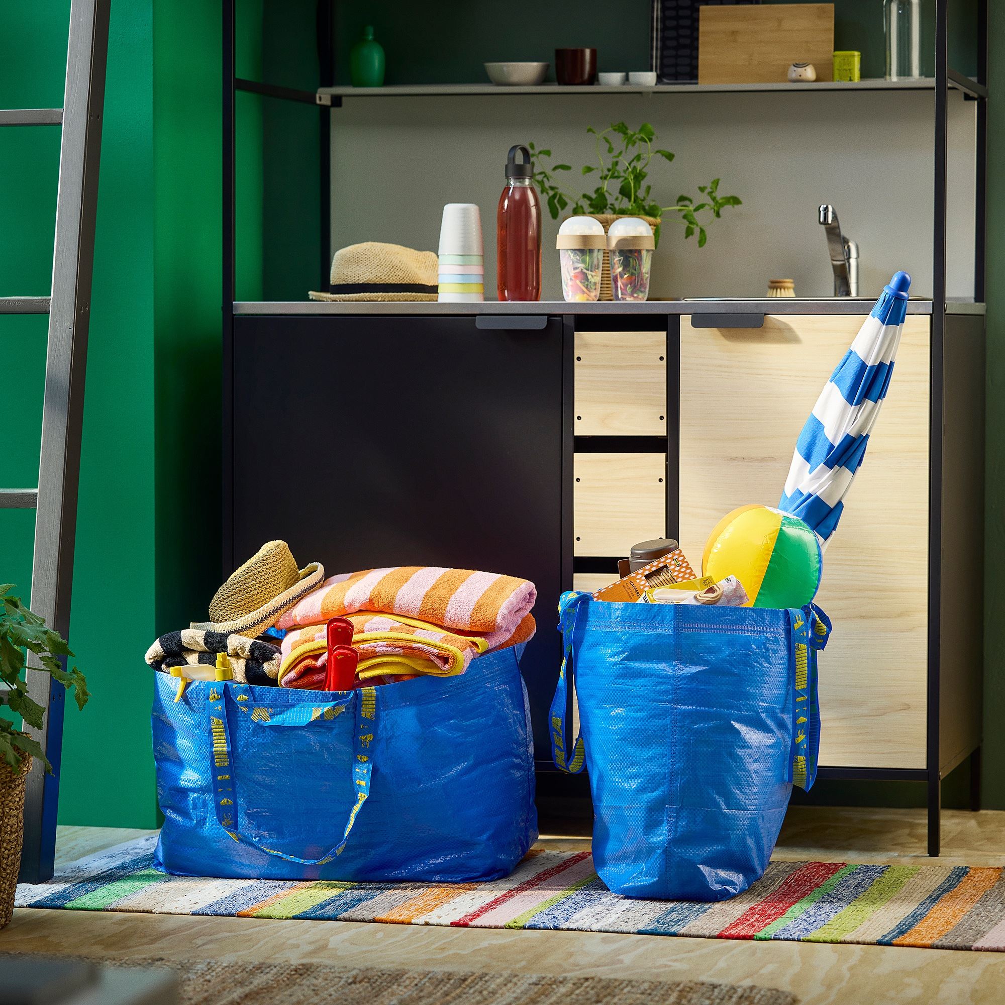 FRAKTA mavi 55x37x35 cm/71 lt çanta - 20611108 | IKEA