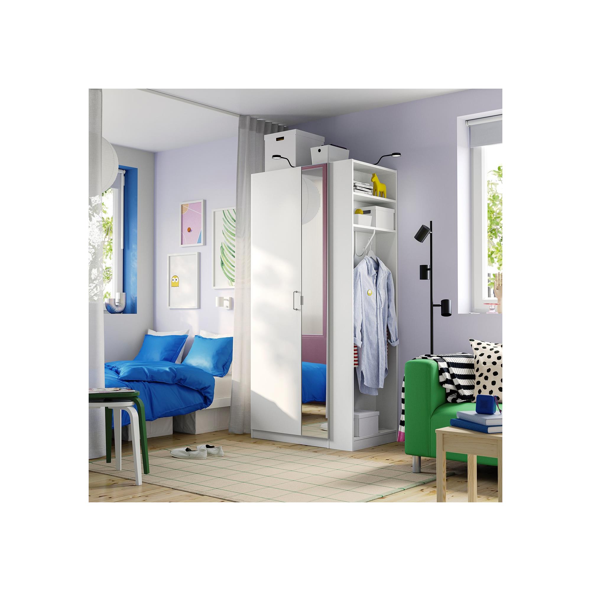 PAX white 20x58x201 cm PAX add-on unit - 50603847 | IKEA