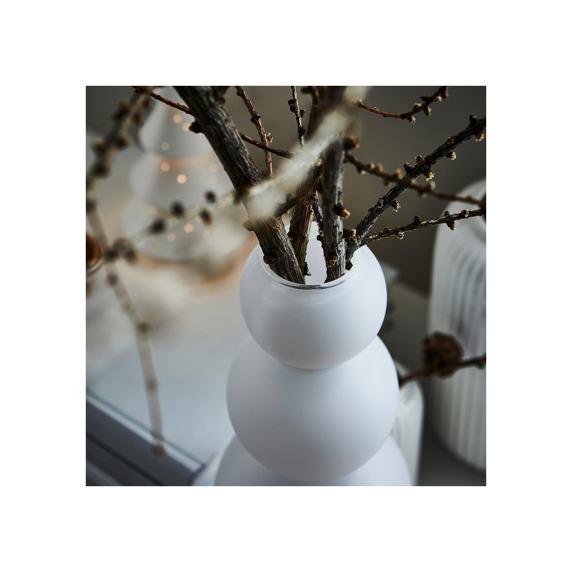 VINTERFINT beyaz 32 cm cam vazo - 90604703 | IKEA