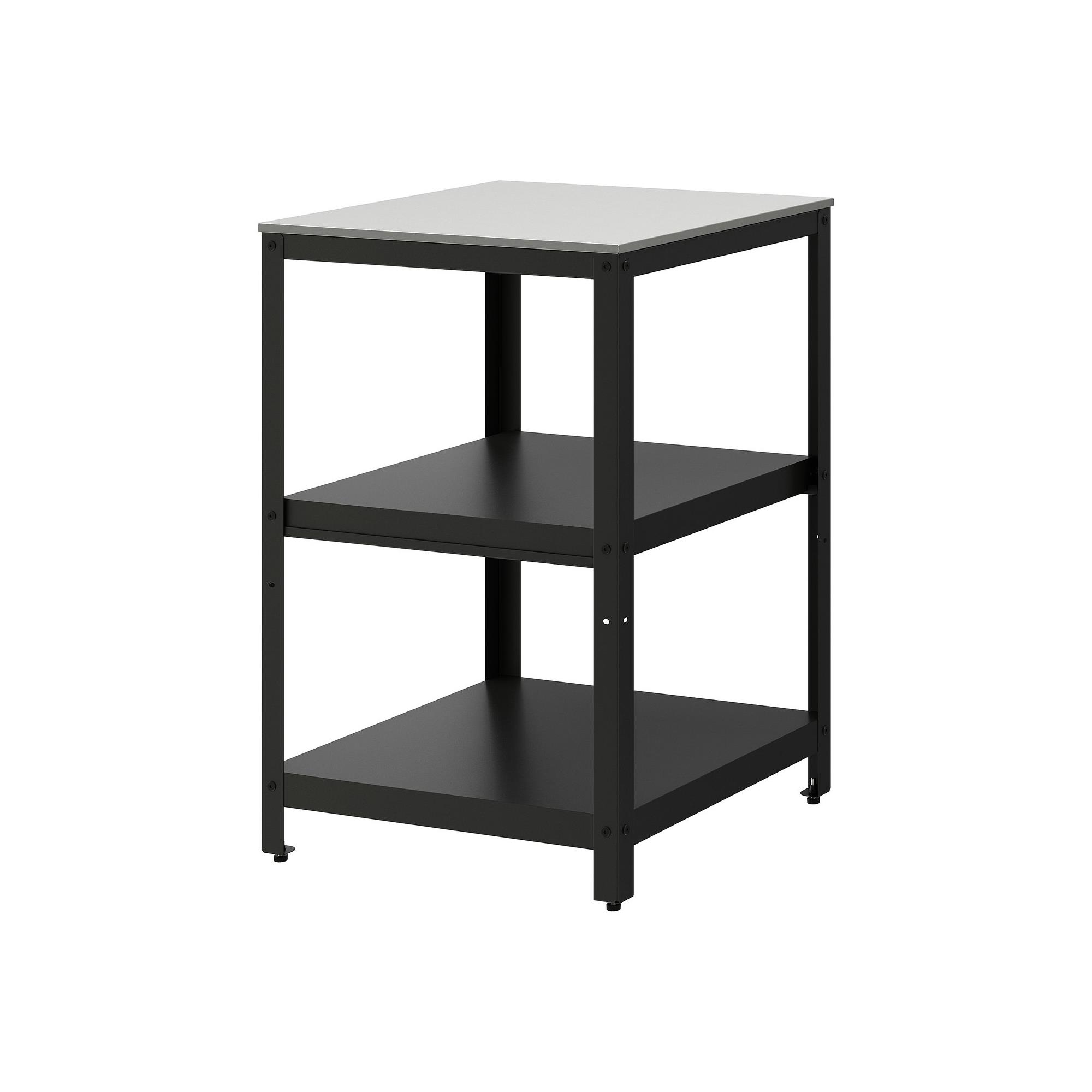 GRILLSKAR stainless steel/black 61x61 cm outdoor kitchen island ...