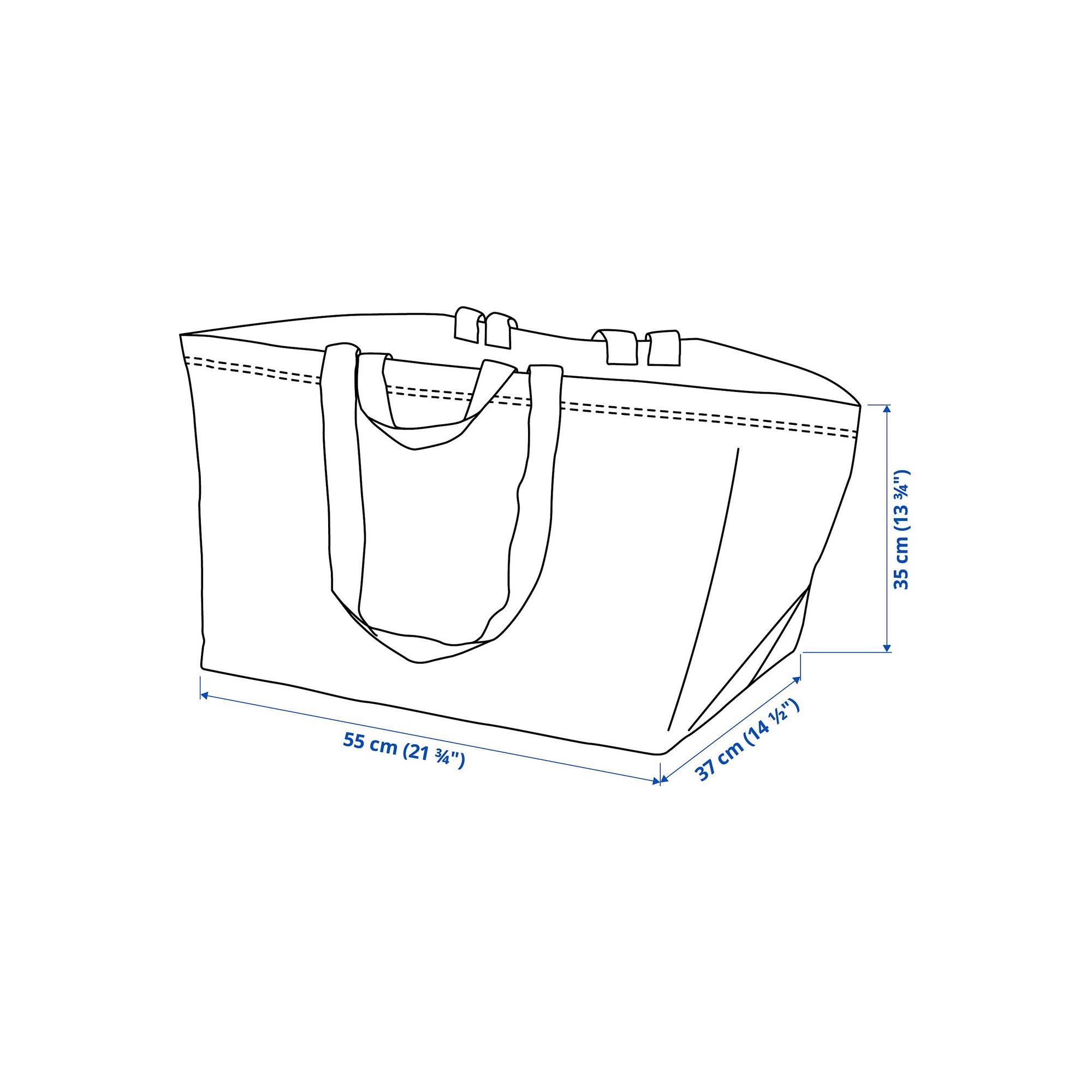 FRAKTA mavi 55x37x35 cm/71 lt çanta - 20611108 | IKEA