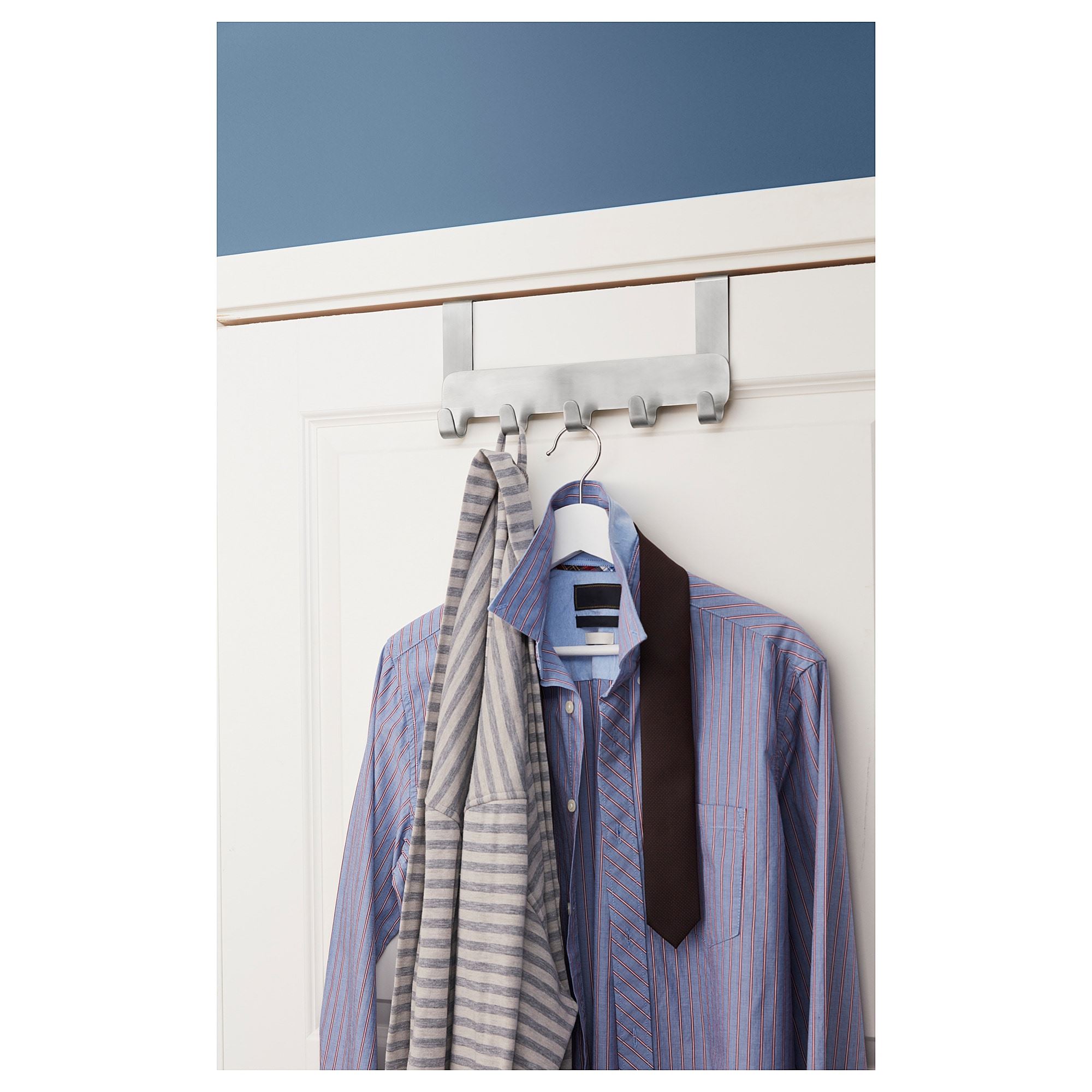 BROGRUND stainless steel hanger for door - 20328544 | IKEA