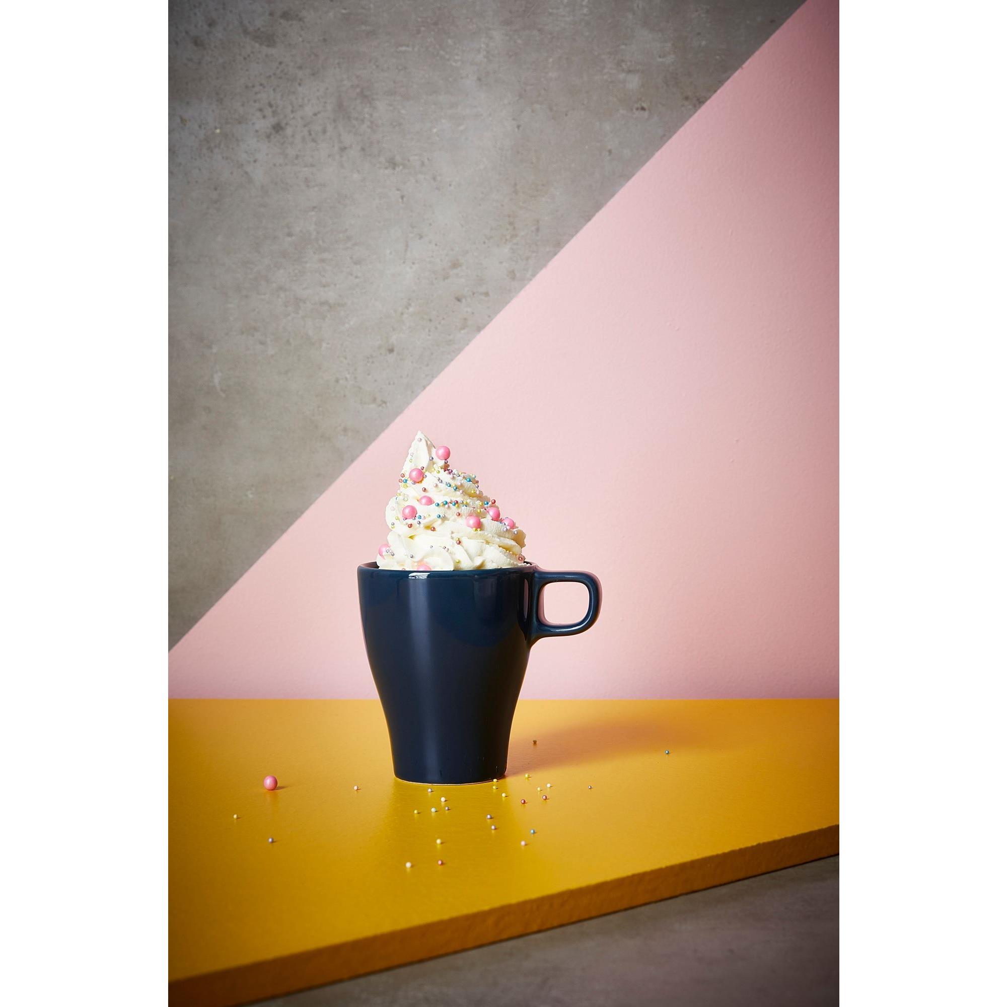 FARGRIK navy blue 25 cl mug - 80330563 | IKEA