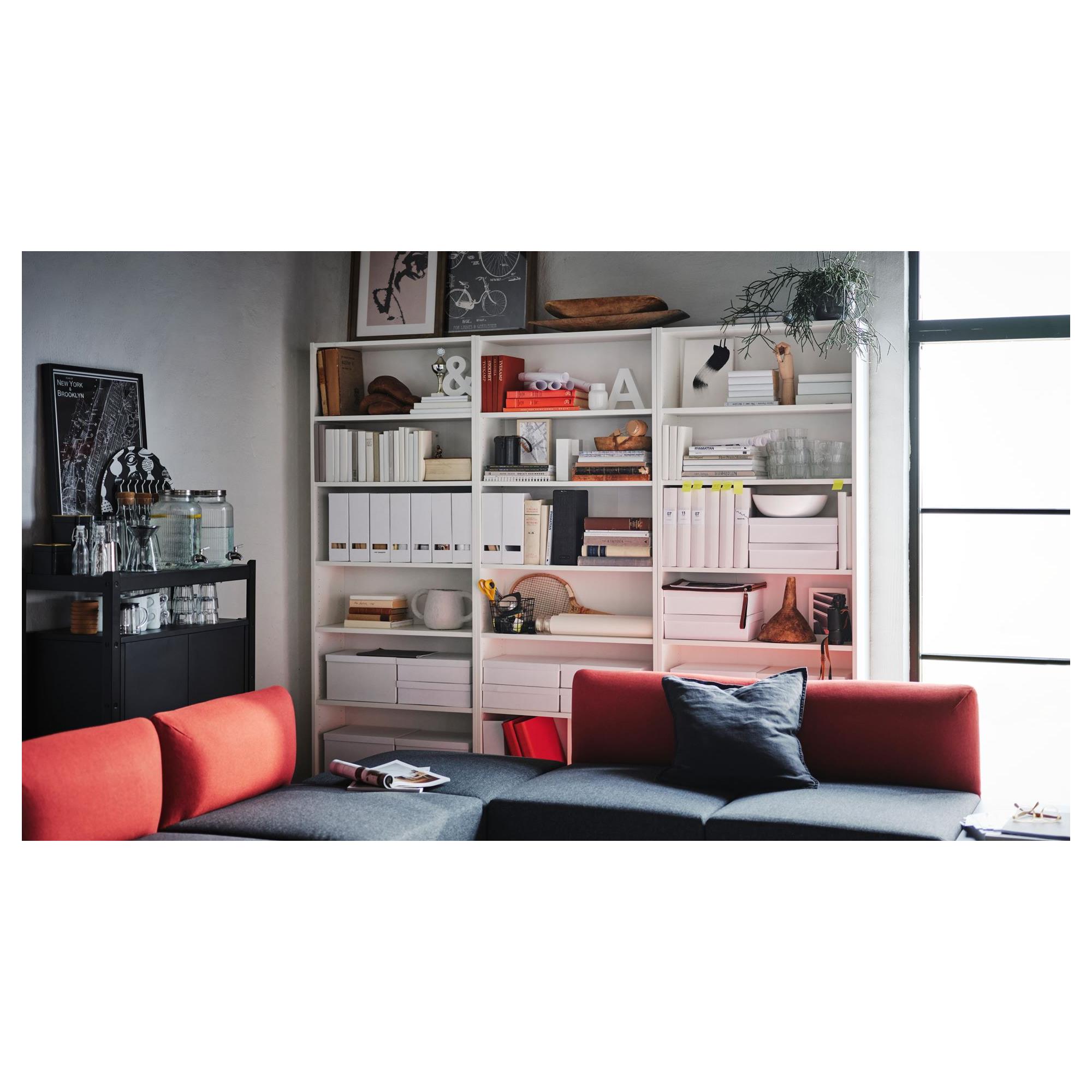 BILLY white bookcase - 00263850 | IKEA