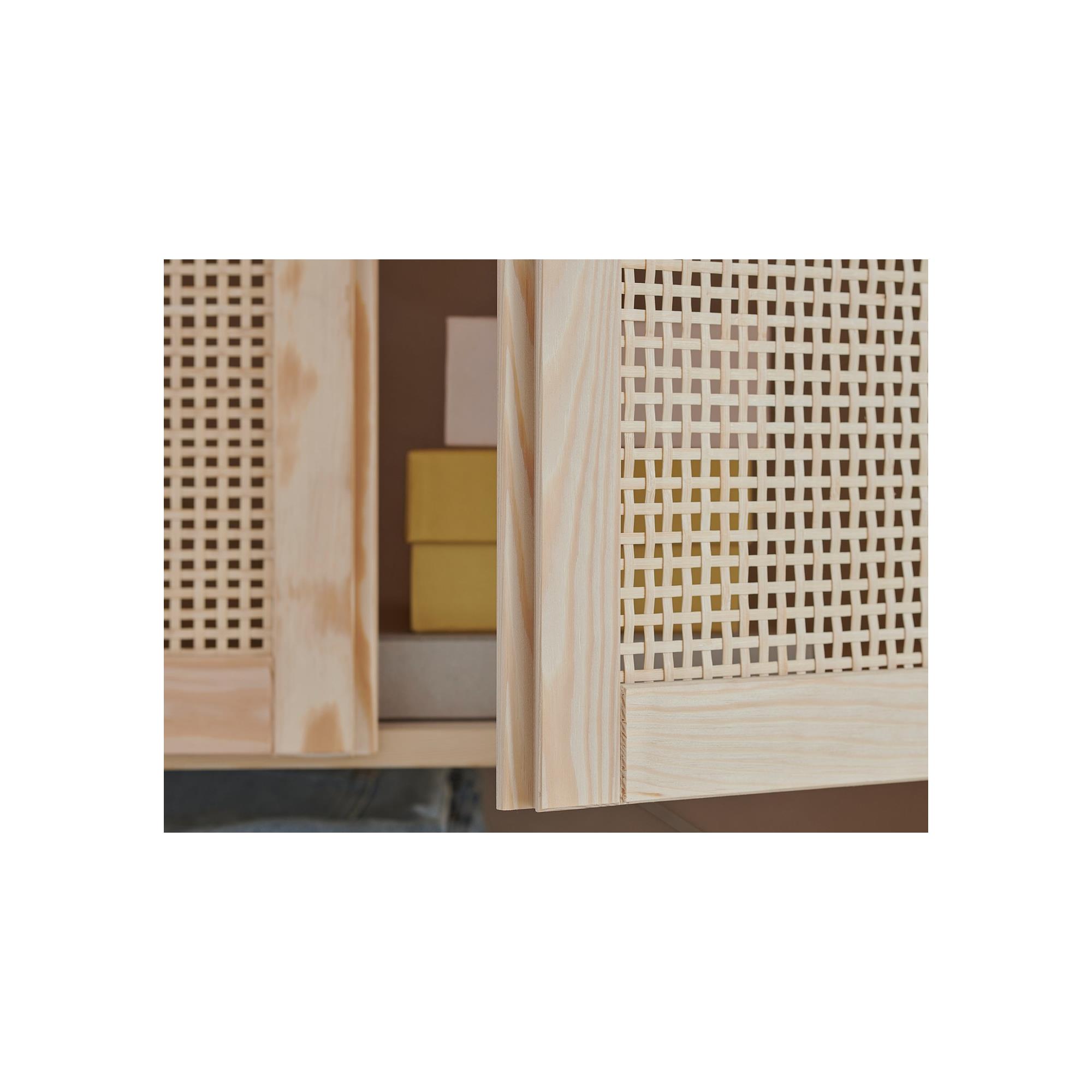 IVAR pine 89x30x124 cm shelf unit with door - 39403473 | IKEA