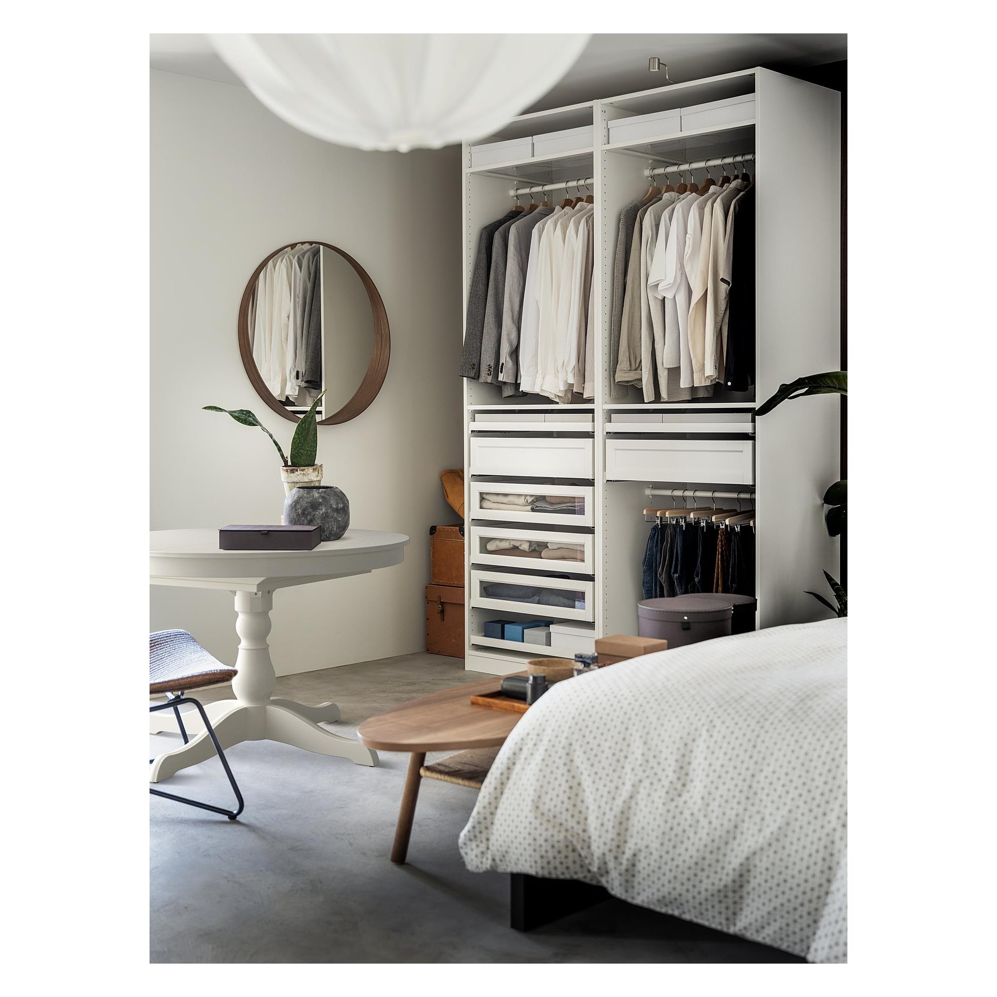 PAX white 150x58x236 cm PAX open wardrobe - 69324686 | IKEA