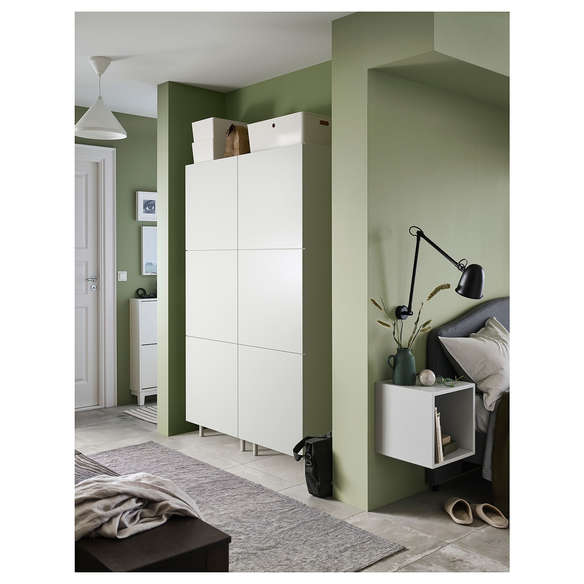 PLATSA/FONNES beyaz 120x42x191 cm PLATSA gardırop - 49387991 | IKEA