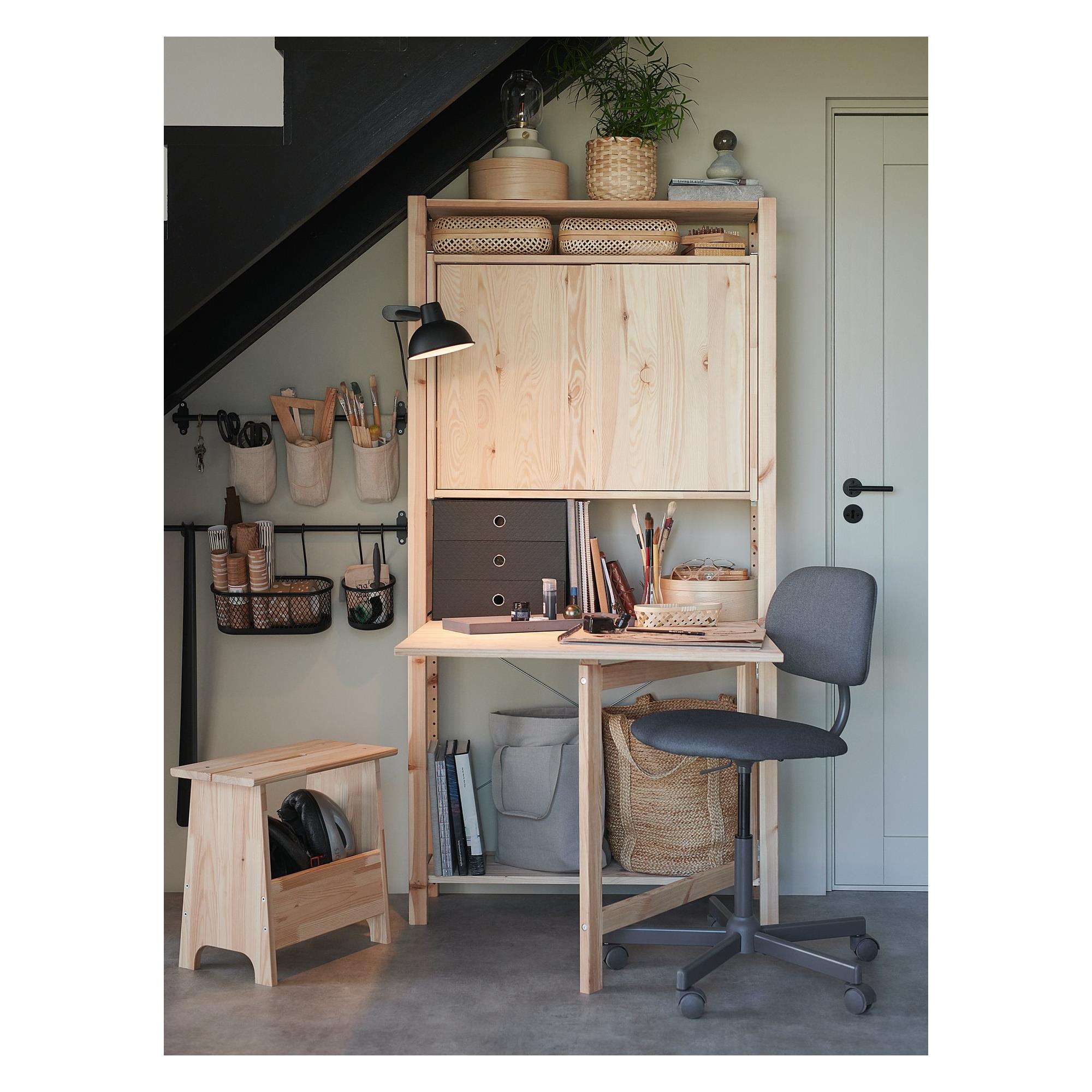IVAR pine 80x30-91 cm folding table - 40512466 | IKEA
