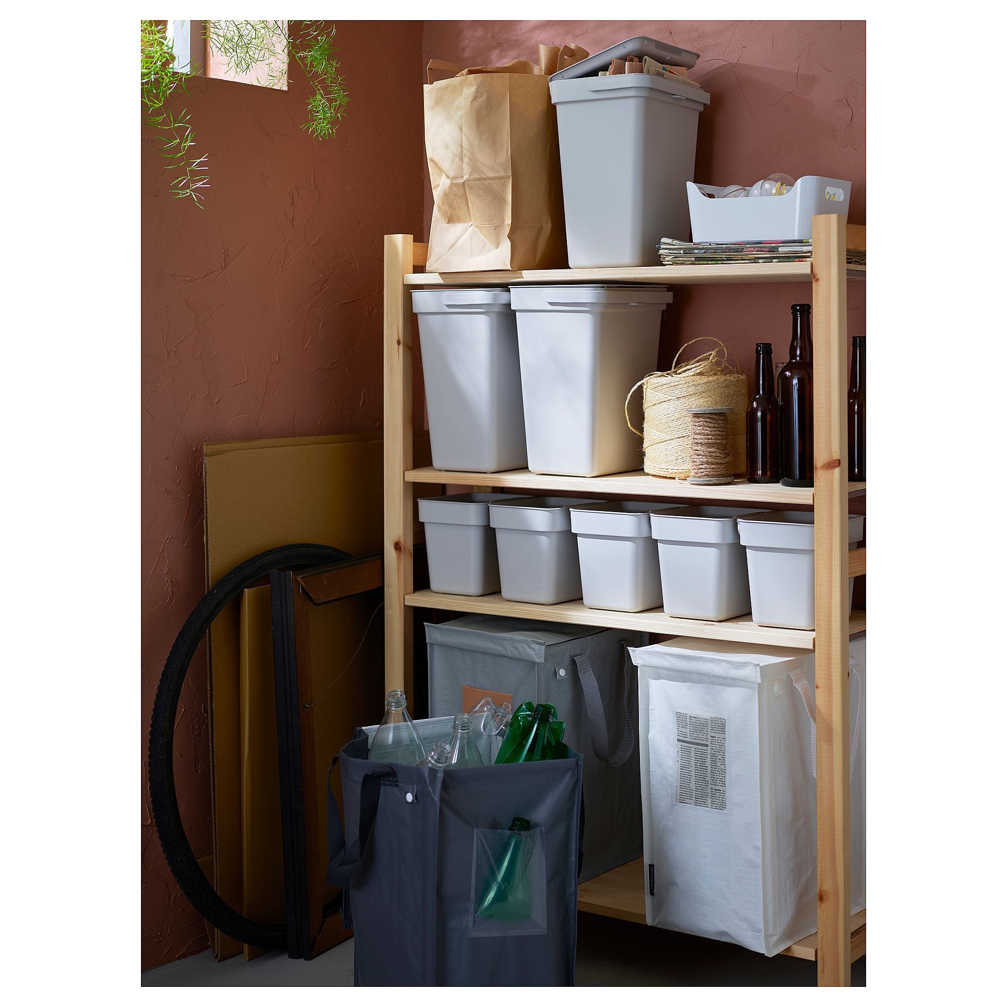 IVAR pine 30x124 cm side unit - 90484649 | IKEA