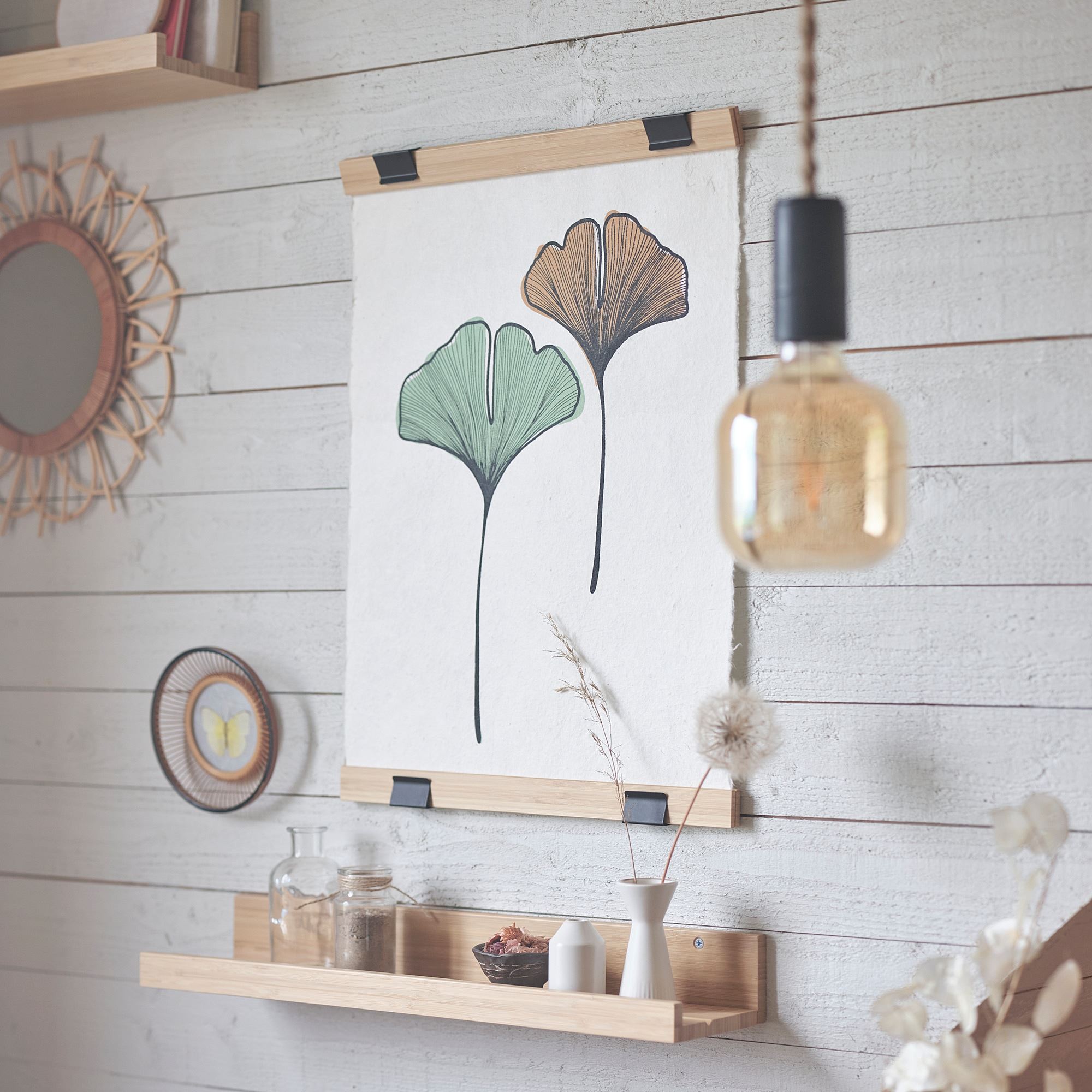 VISBACK bambu 40 cm poster askısı - 00423028 | IKEA
