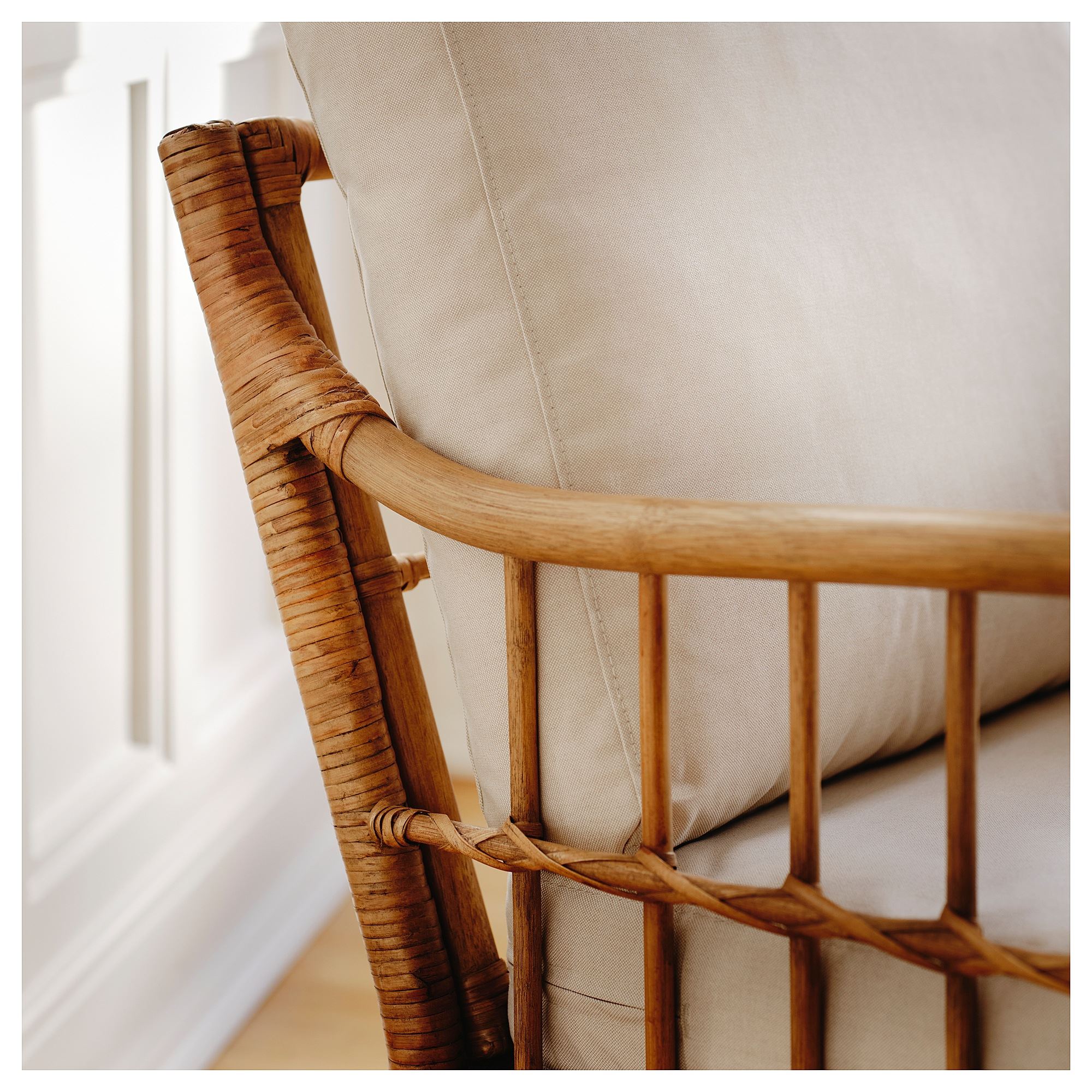 HOLMSTA rattan rattan sofa - 19428808 | IKEA