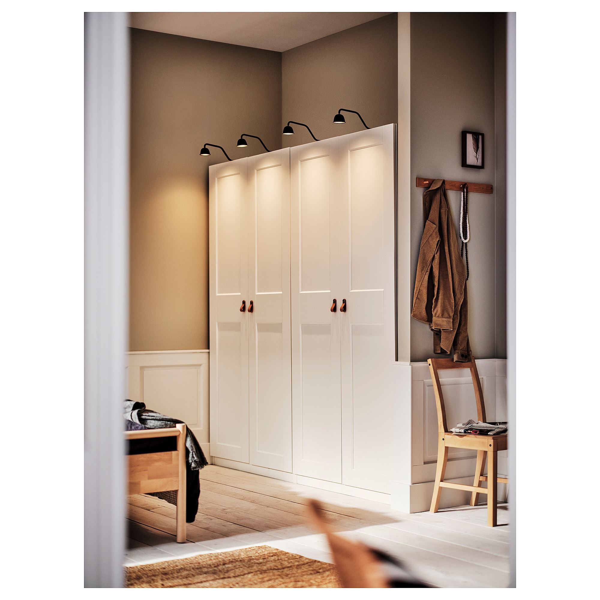 TVARDRAG black LED cabinet lighting - 60516821 | IKEA