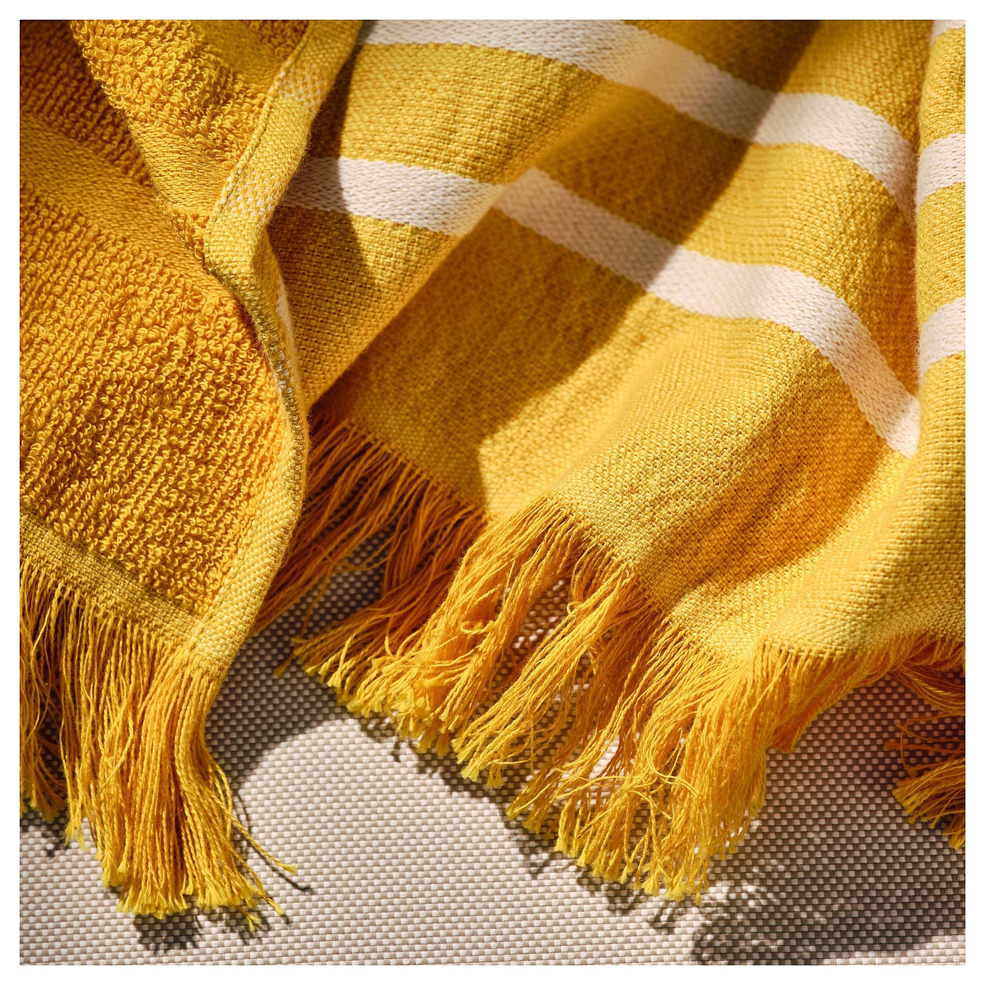 BRÖGGAN yellow 100x180 cm bath sheet - 10570740 | IKEA