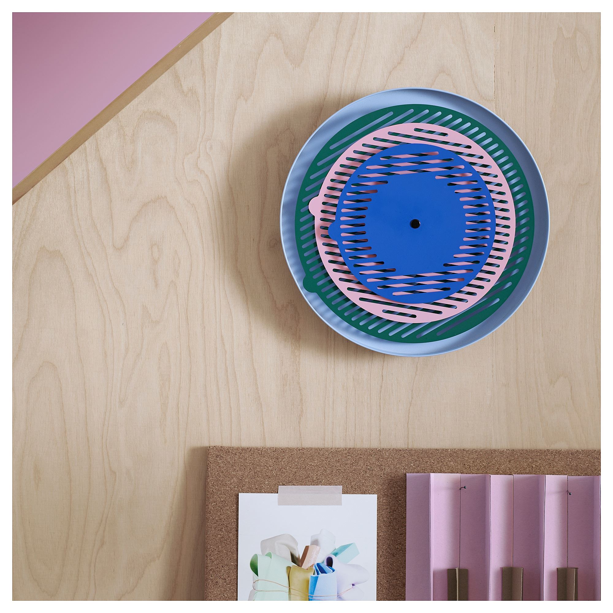TESAMMANS multicolour 21 cm wall clock - 10568978 | IKEA