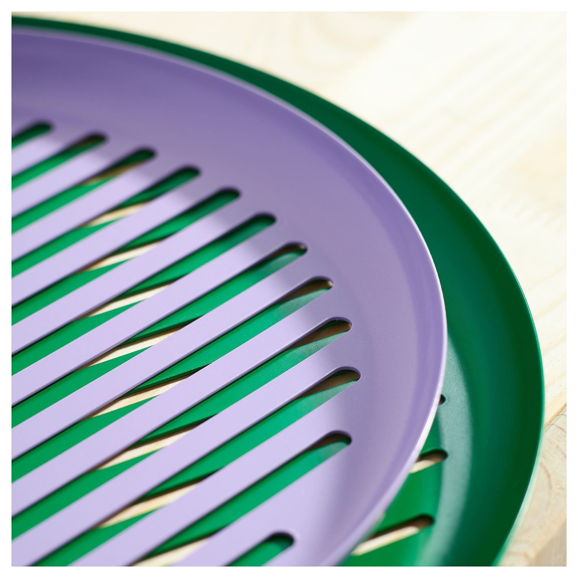 TESAMMANS green/liliac round tray - 30568963 | IKEA