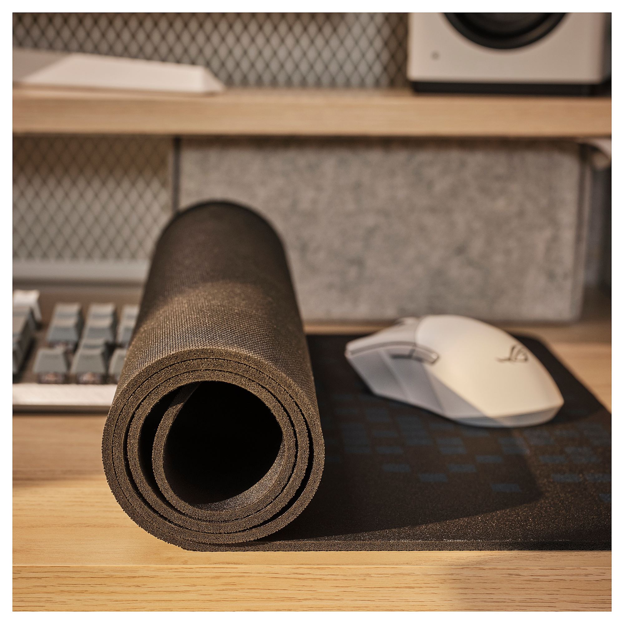 BRANNBOLL siyah-desenli 90x40 cm oyun mouse pedi - 70586470 | IKEA