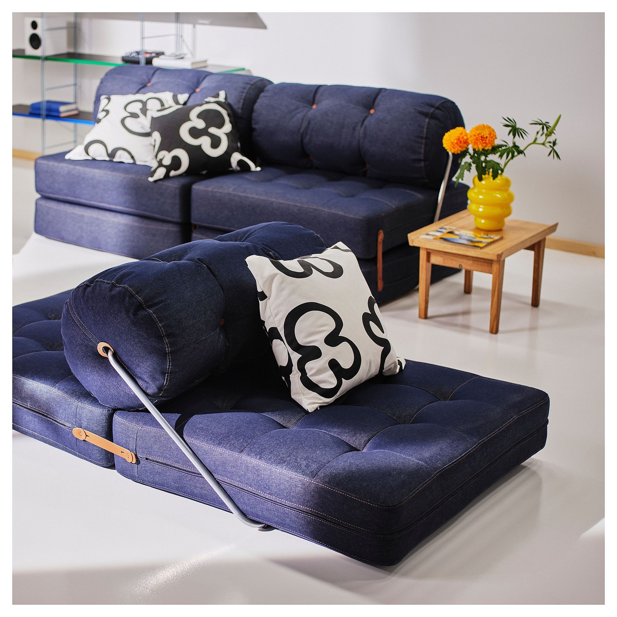 VARKUMLA vansta blue chair-bed - 80587704 | IKEA