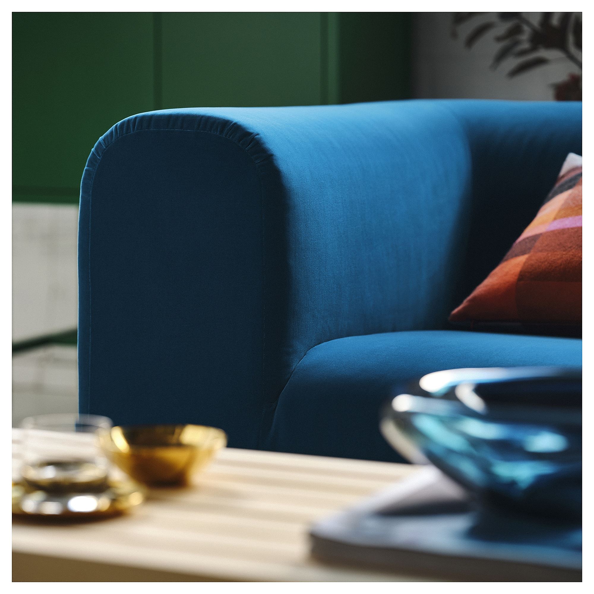 STOCKHOLM 2025 alhamn koyu turkuaz 2'li kanepe - 10586109 | IKEA