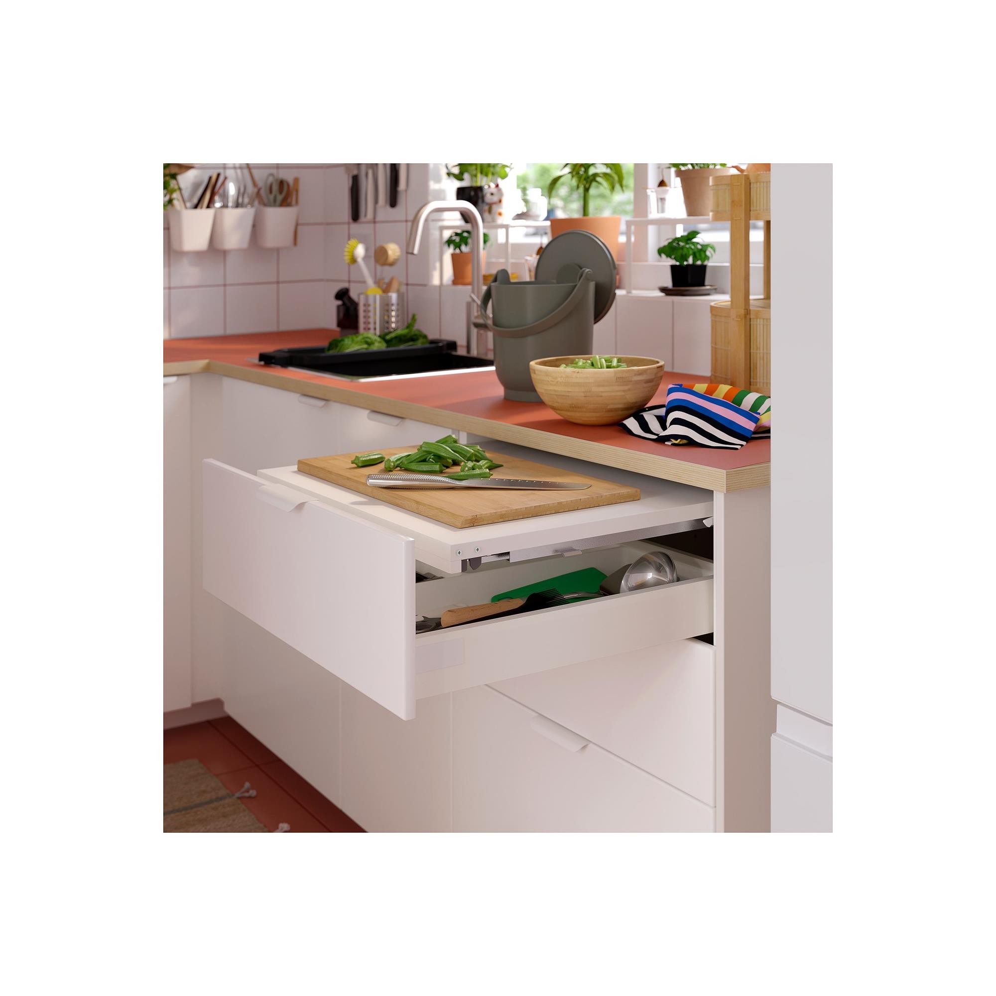 UTRUSTA colourless 60 cm pull-out work surface - 00510577 | IKEA