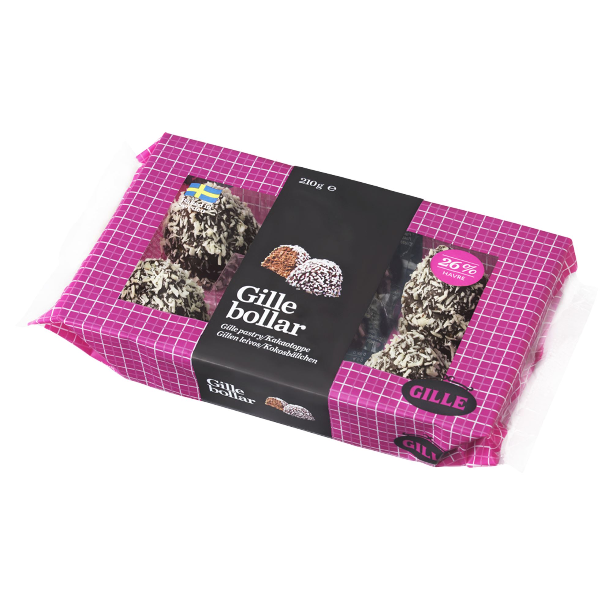 GILLE 210 g oatcake with cocoa and coconut coating - 50071820 | IKEA