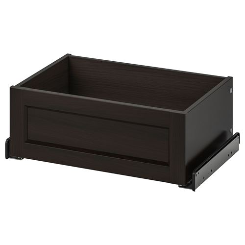 KOMPLEMENT blackbrown 50x35 cm drawer with framed front - 60447125 | IKEA