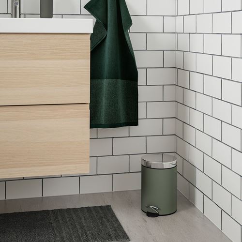 EKOLN grey-green 3 l waste bin - 60496804 | IKEA