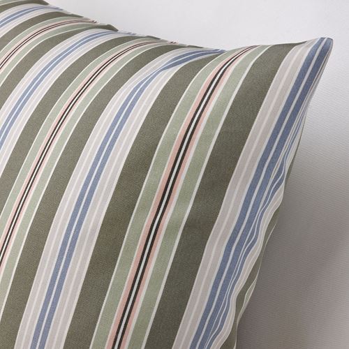 LINGONOXBAR yeşil-çizgili 50x50 cm kırlent kılıfı - 10540630 | IKEA